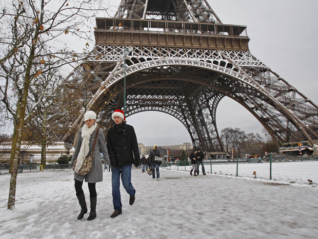 Inverno Paris 2010-2011: Olha o frio!!