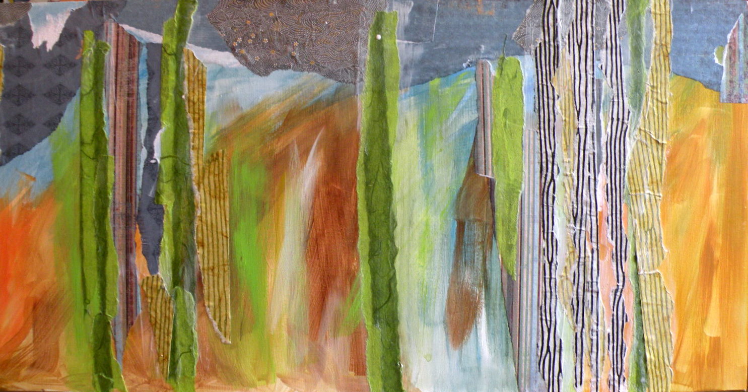 ART FOR LIFE: TREE COLLAGE IN PROCESS