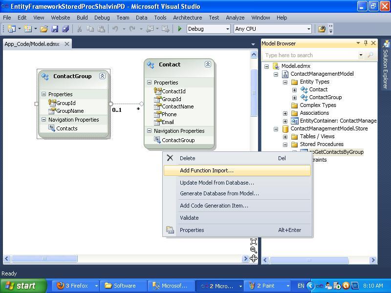 Shalvin - Angular and Microsoft .Net Blogs : Entity Framework and Stored Procedures