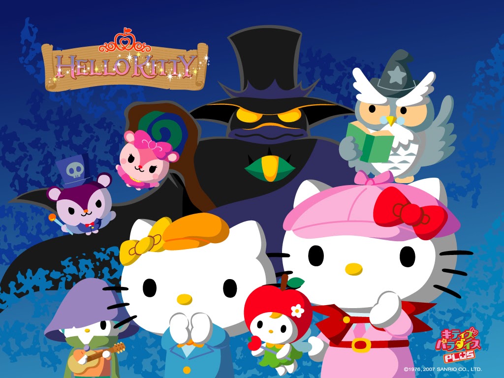 Mimmy and Hello Kitty: Wallpaper Mimmy and Hello Kitty Magic