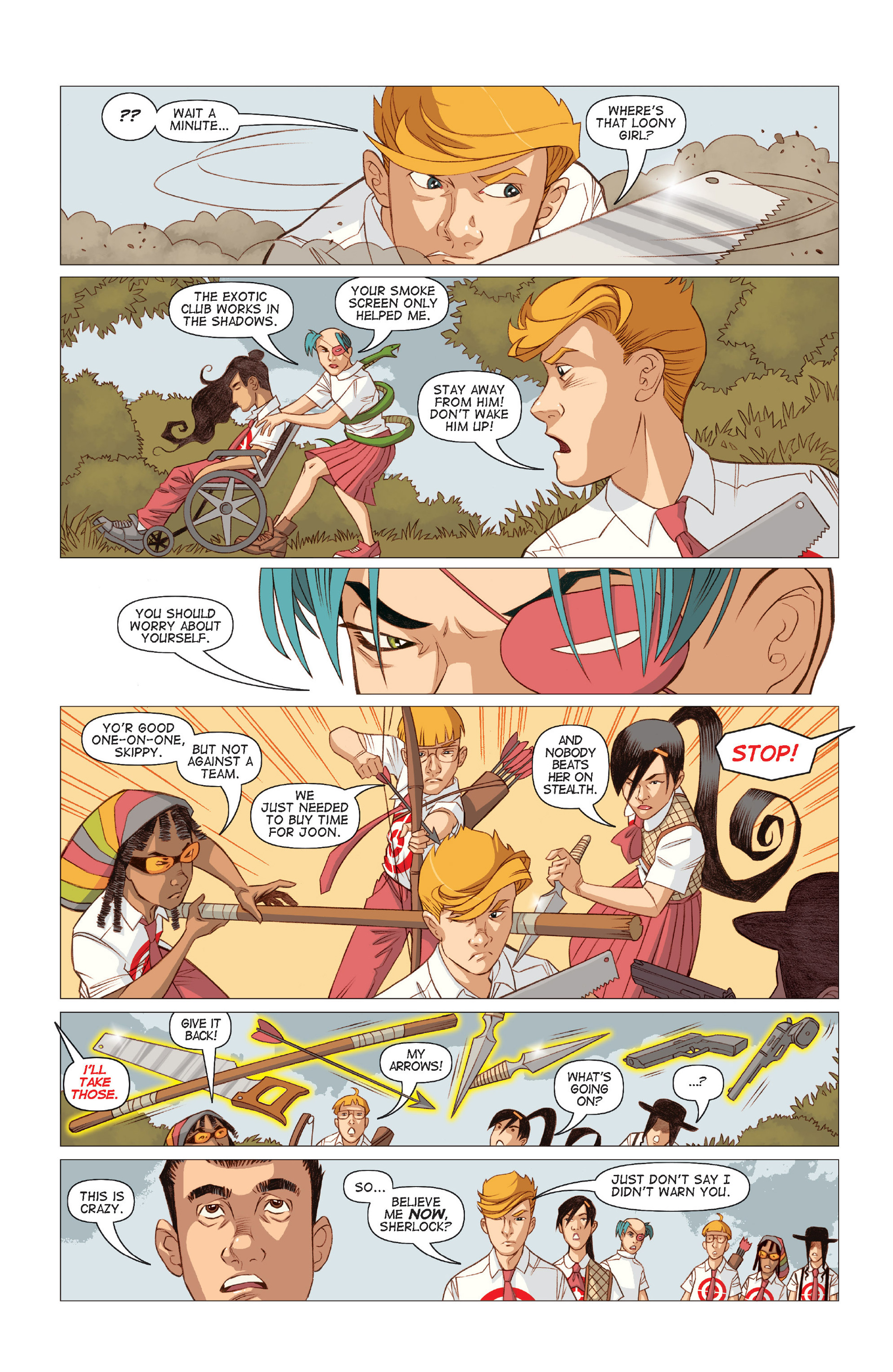 Read online Five Weapons comic - Issue #9