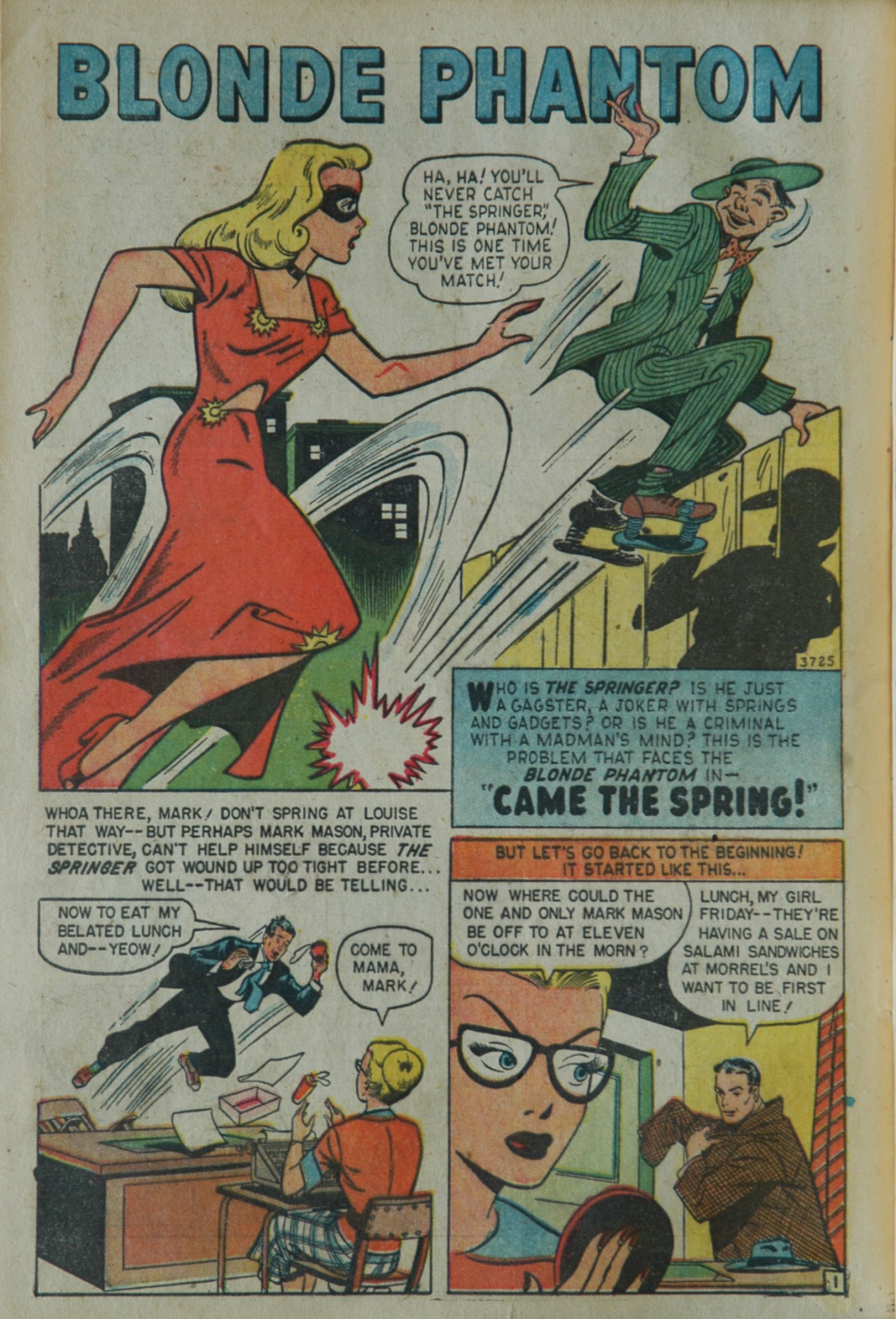 Read online Blonde Phantom Comics comic - Issue #20