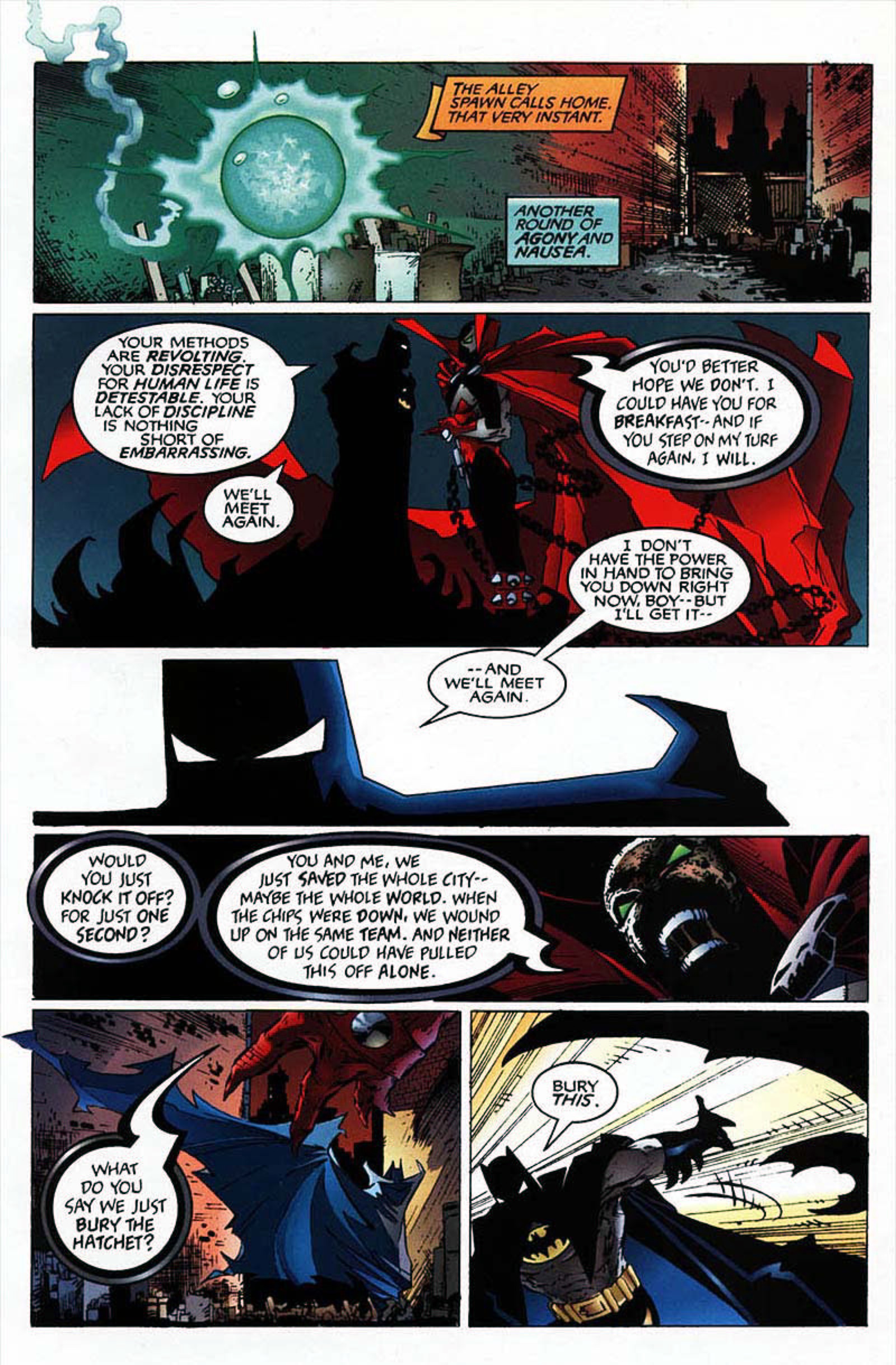 Read online Spawn-Batman comic - Issue # Full