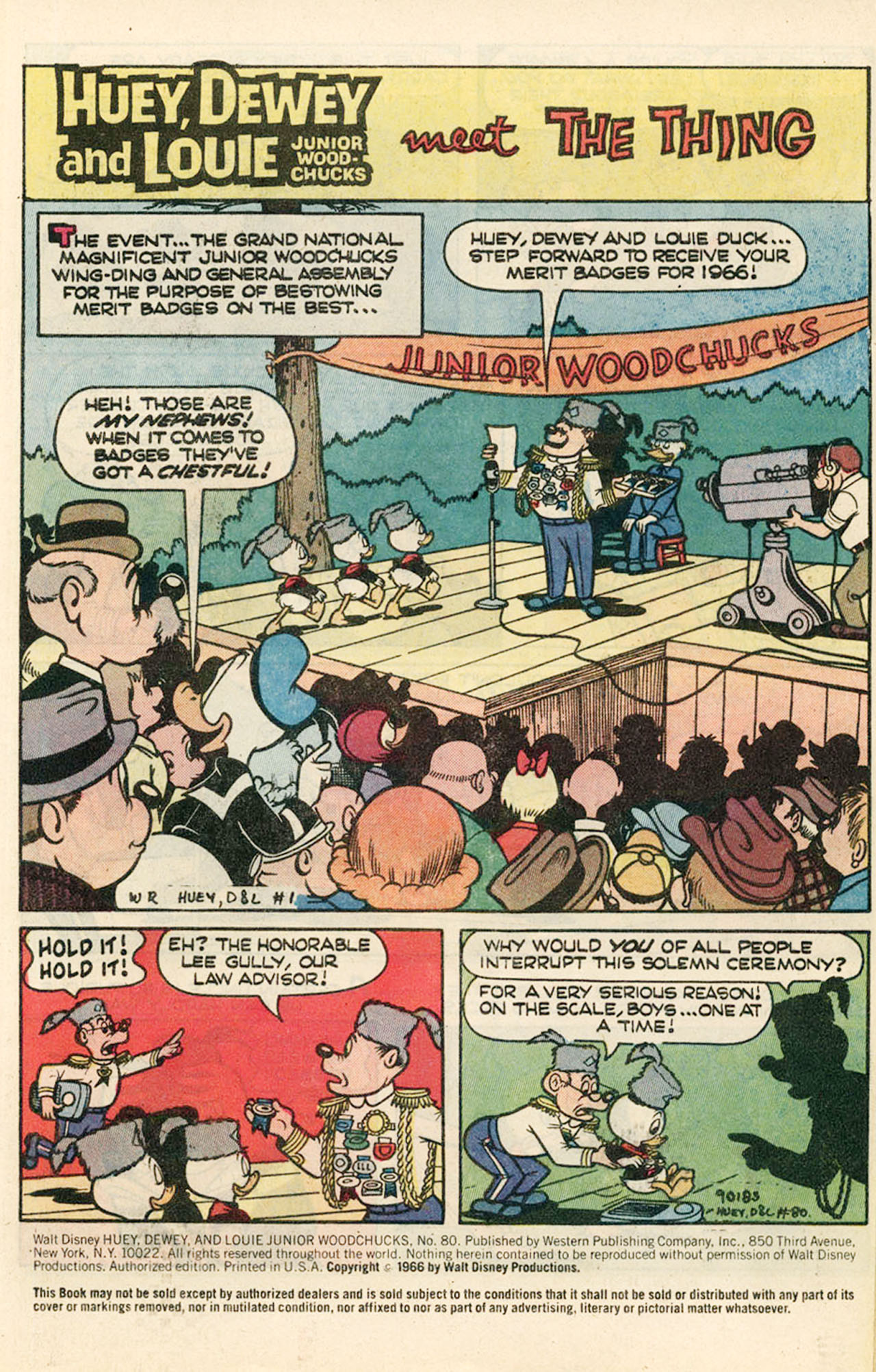 Read online Huey, Dewey, and Louie Junior Woodchucks comic - Issue #80