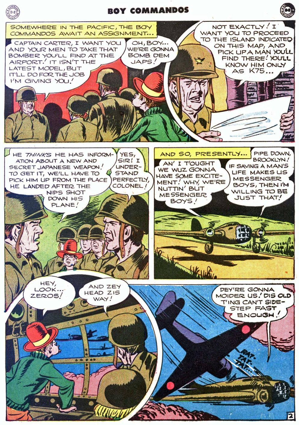 Read online Boy Commandos comic - Issue #12