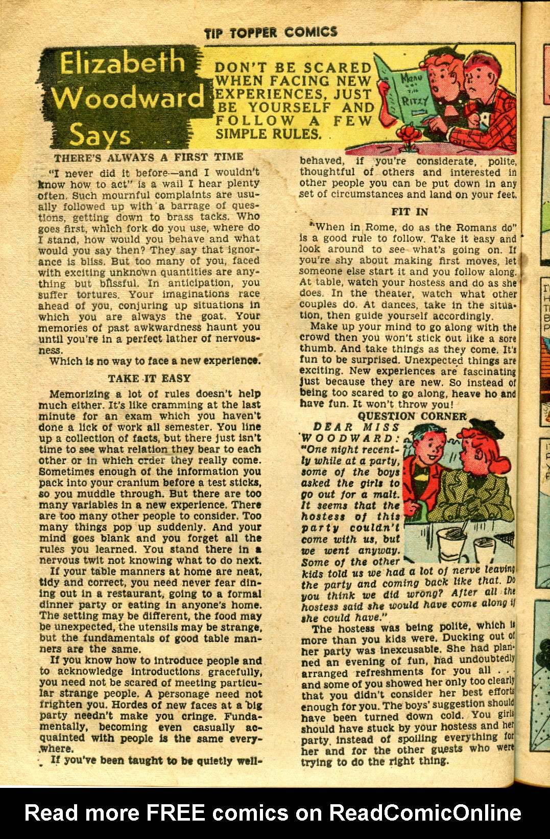 Tip Topper Comics #06 | Read All Comics Online