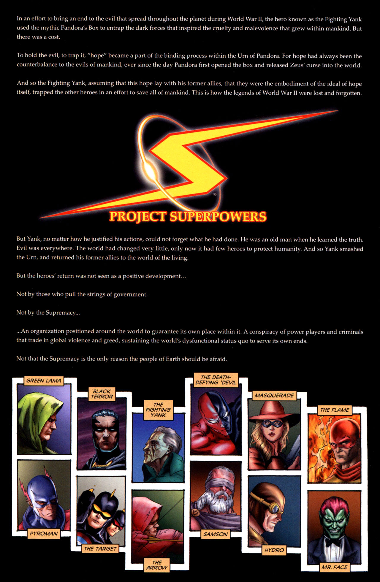 Read online Project Superpowers: Chapter Two comic - Issue #1