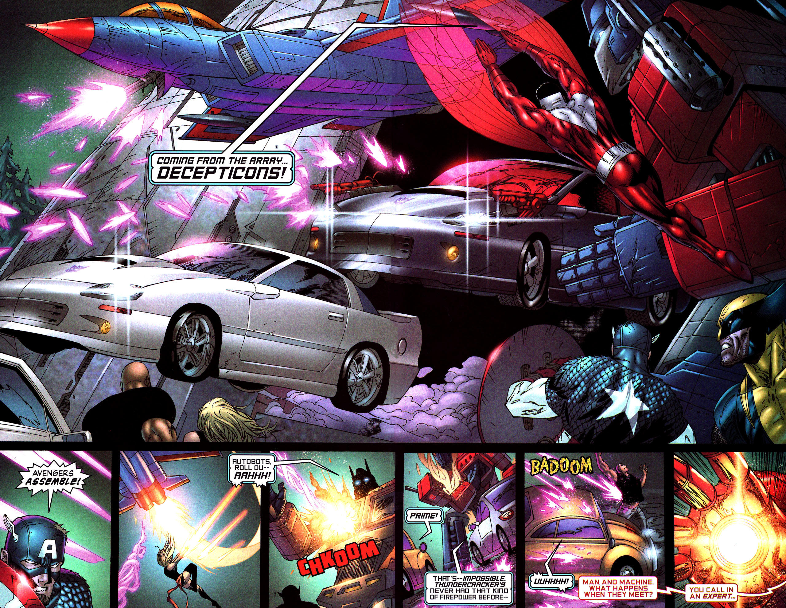 Read online New Avengers/Transformers comic - Issue #2