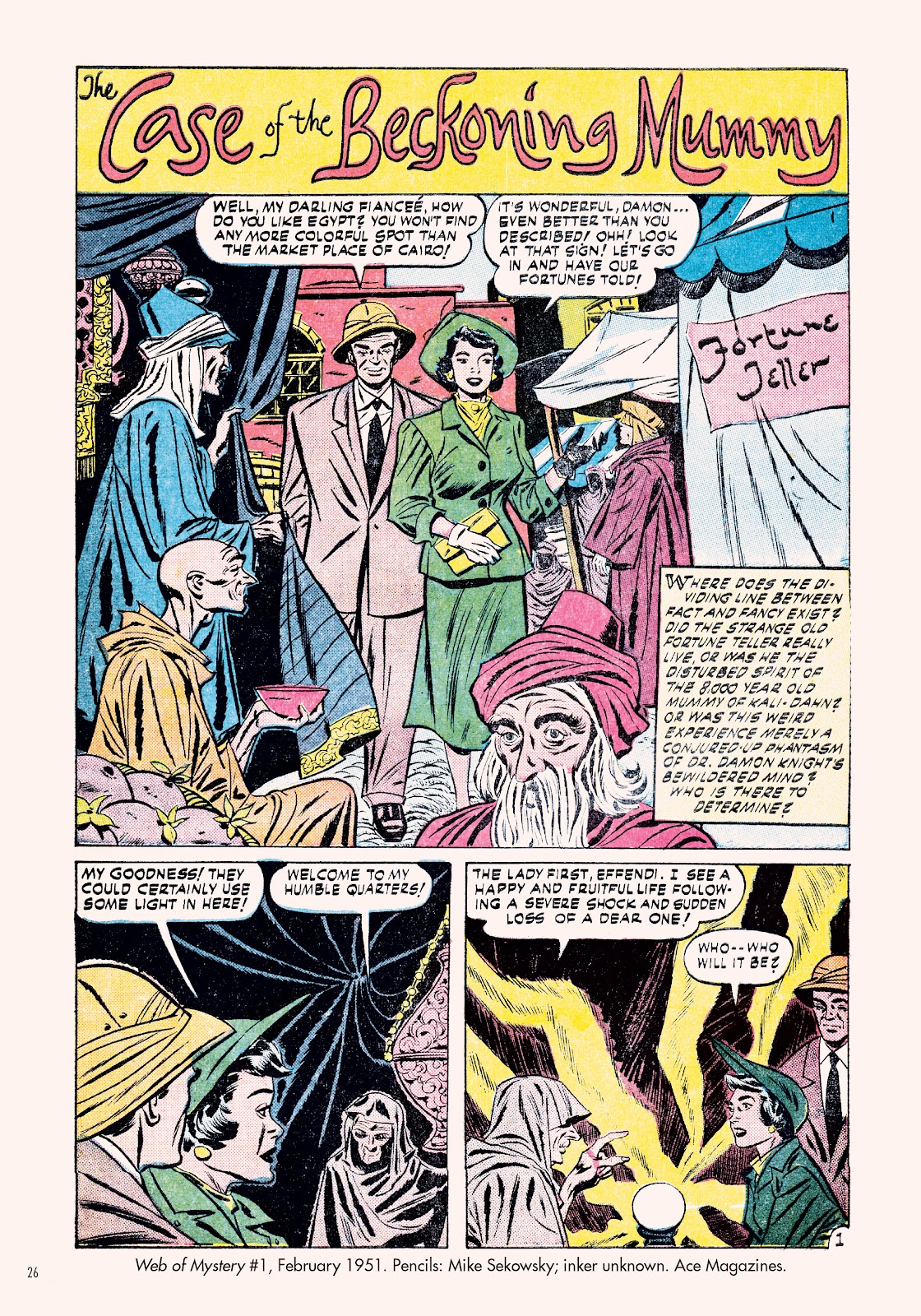 Read online Classic Monsters of Pre-Code Horror Comics: Mummies comic ...