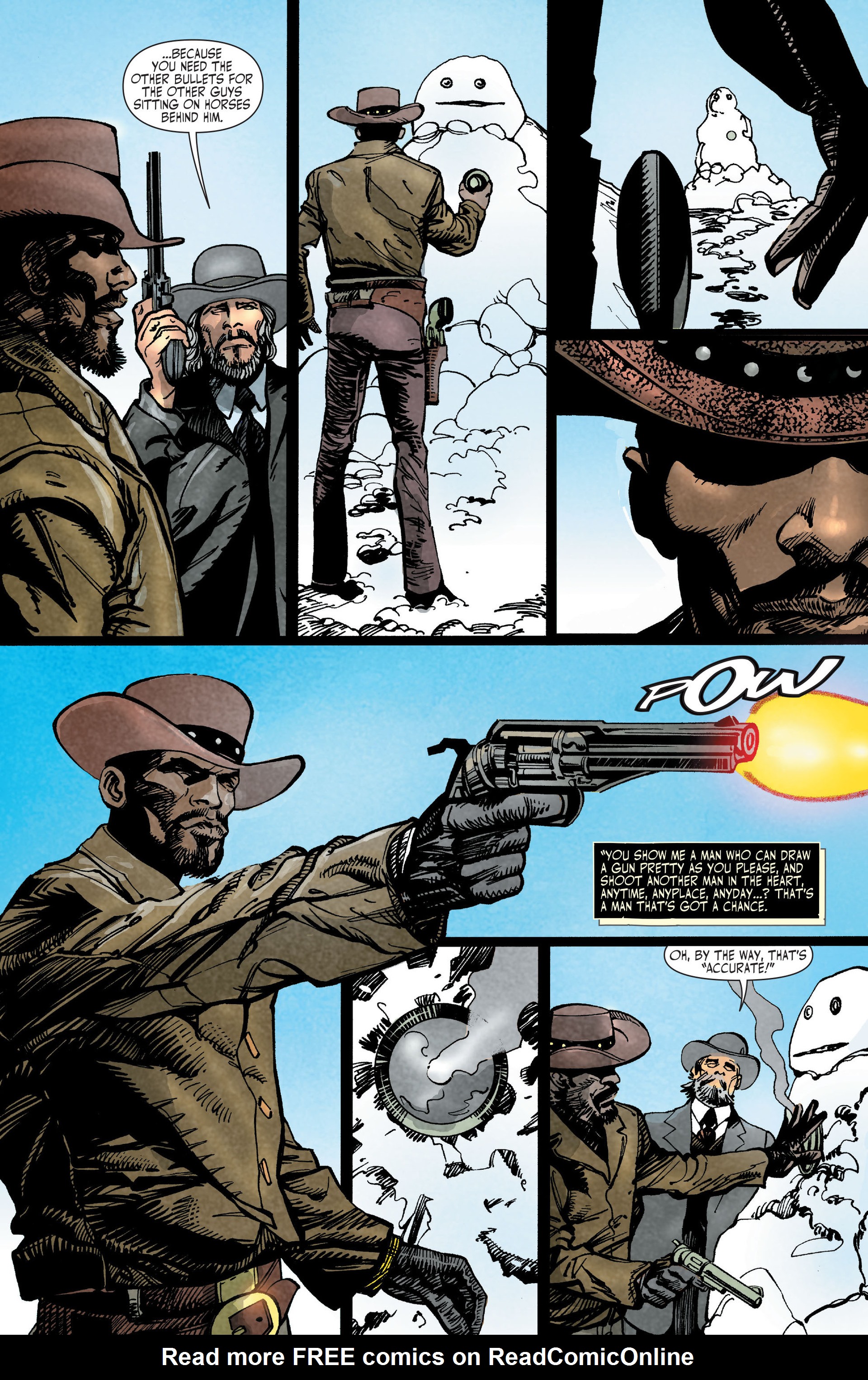 Read online Django Unchained comic - Issue #3
