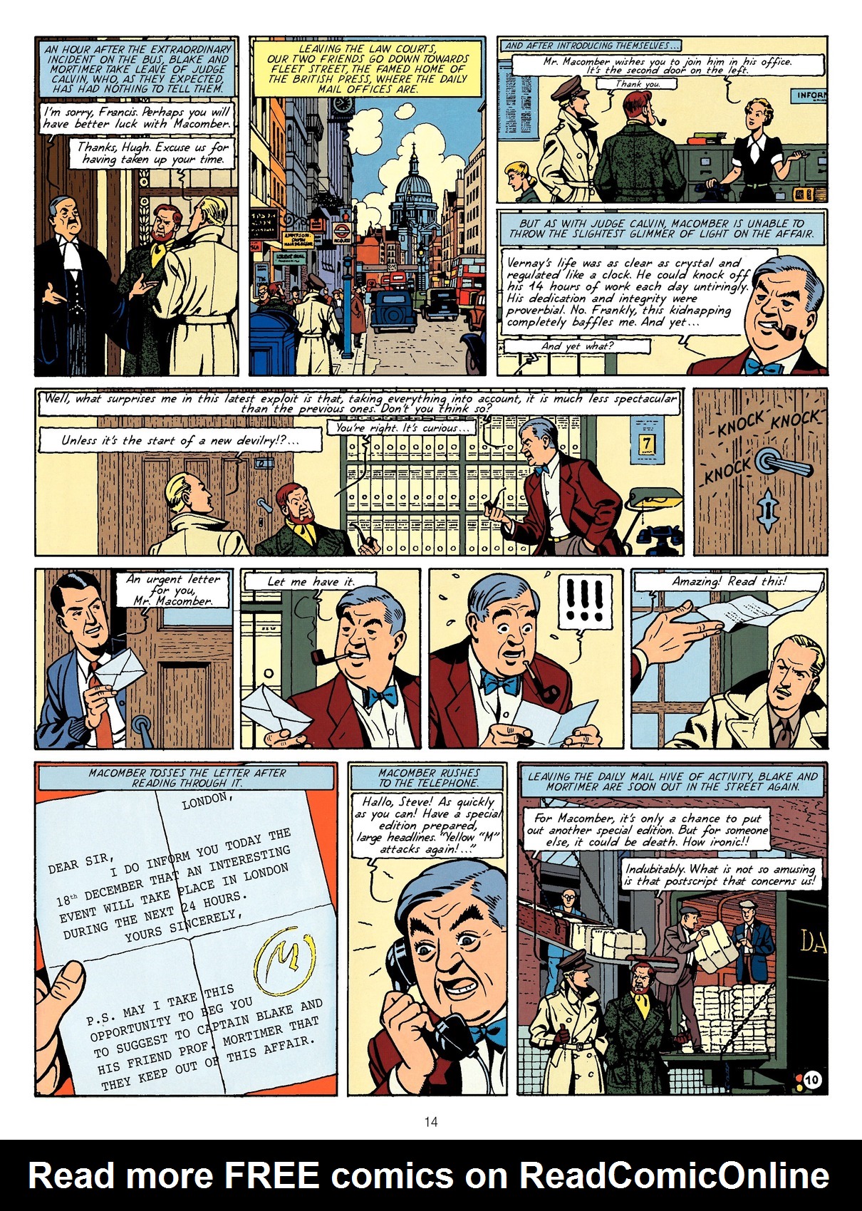 Read online Blake & Mortimer comic - Issue #1