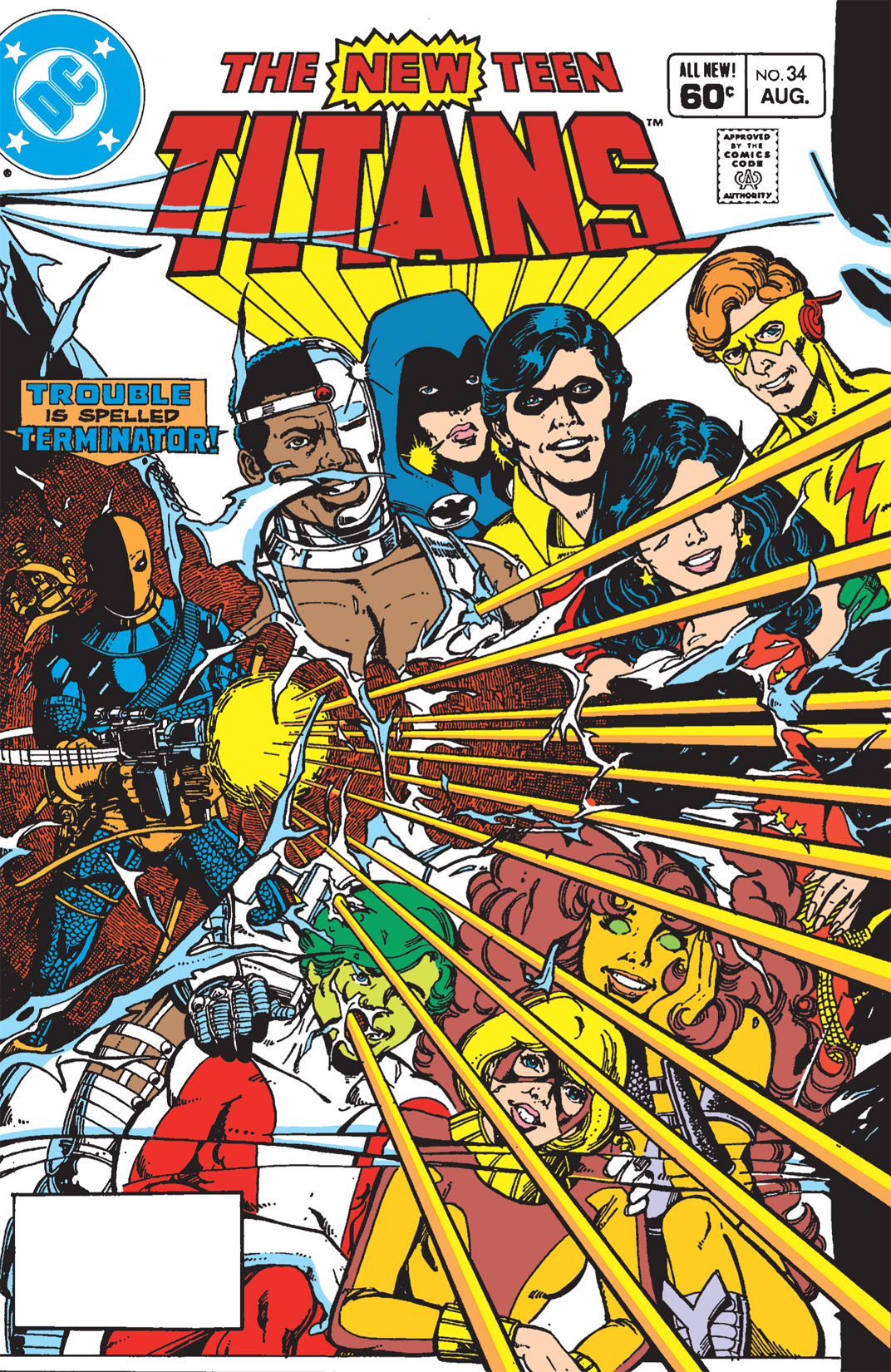 Read online The New Teen Titans (1980) comic - Issue #34