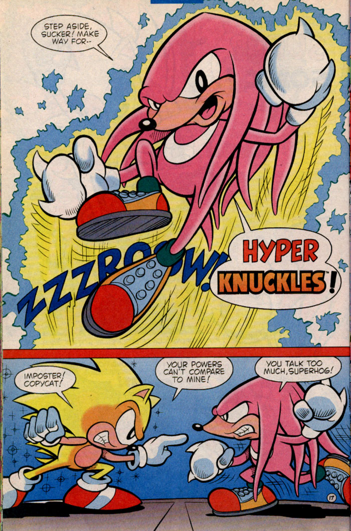 Read online Super Sonic vs. Hyper Knuckles comic - Issue # Full
