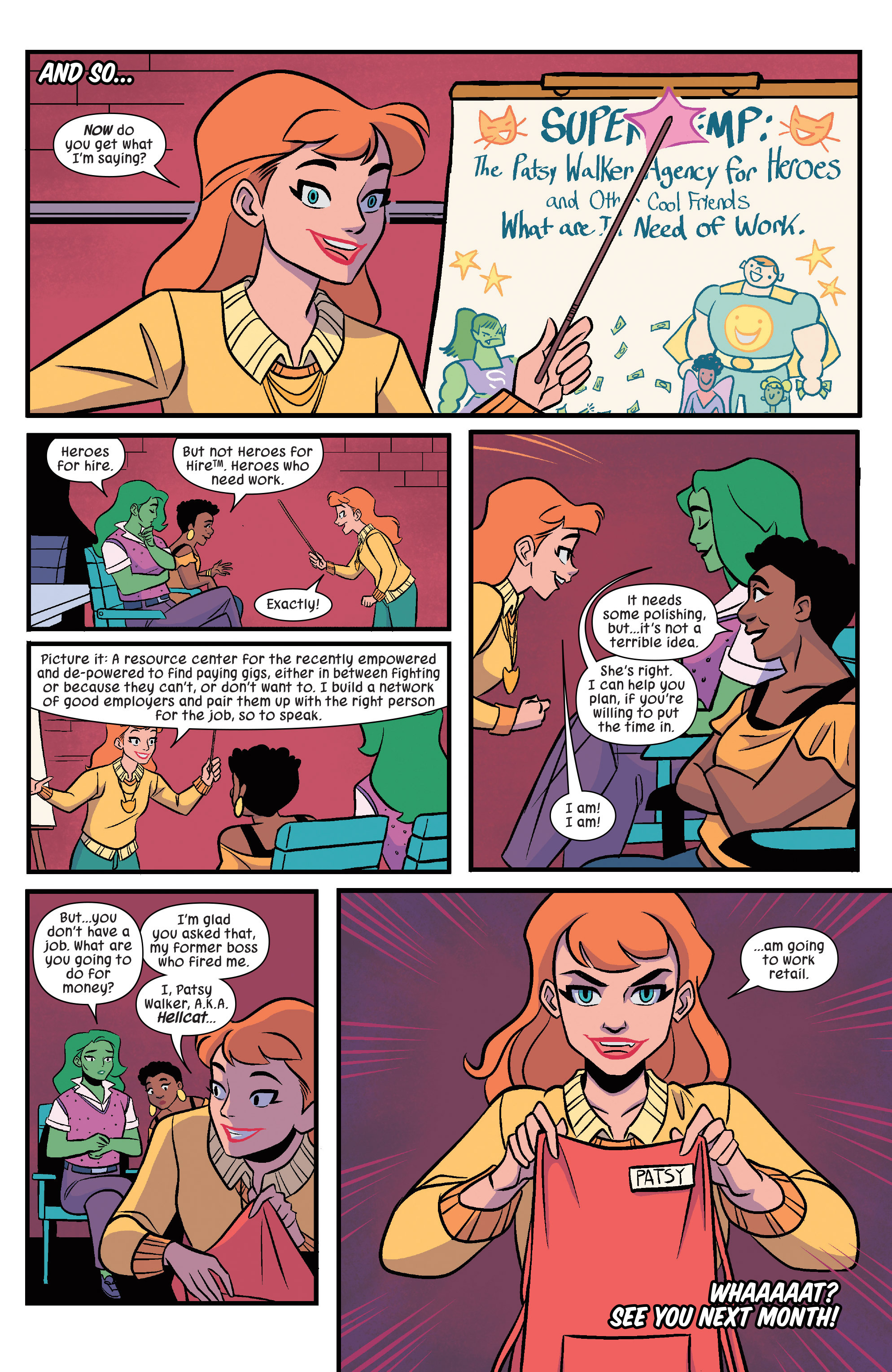 Read online Patsy Walker, A.K.A. Hellcat! comic - Issue #1