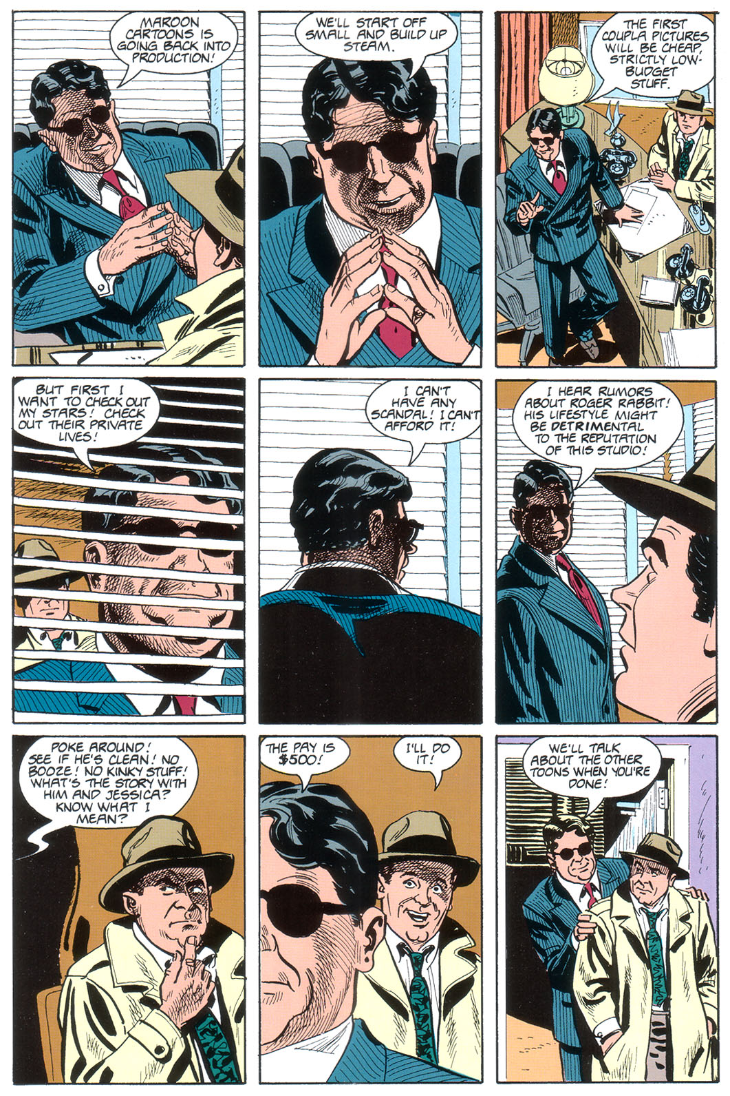 Read online Marvel Graphic Novel comic - Issue #54 - Roger Rabbit The ...