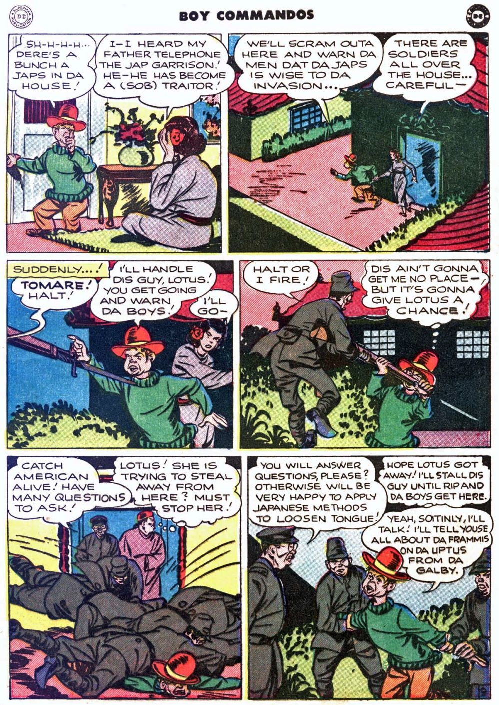 Read online Boy Commandos comic - Issue #12