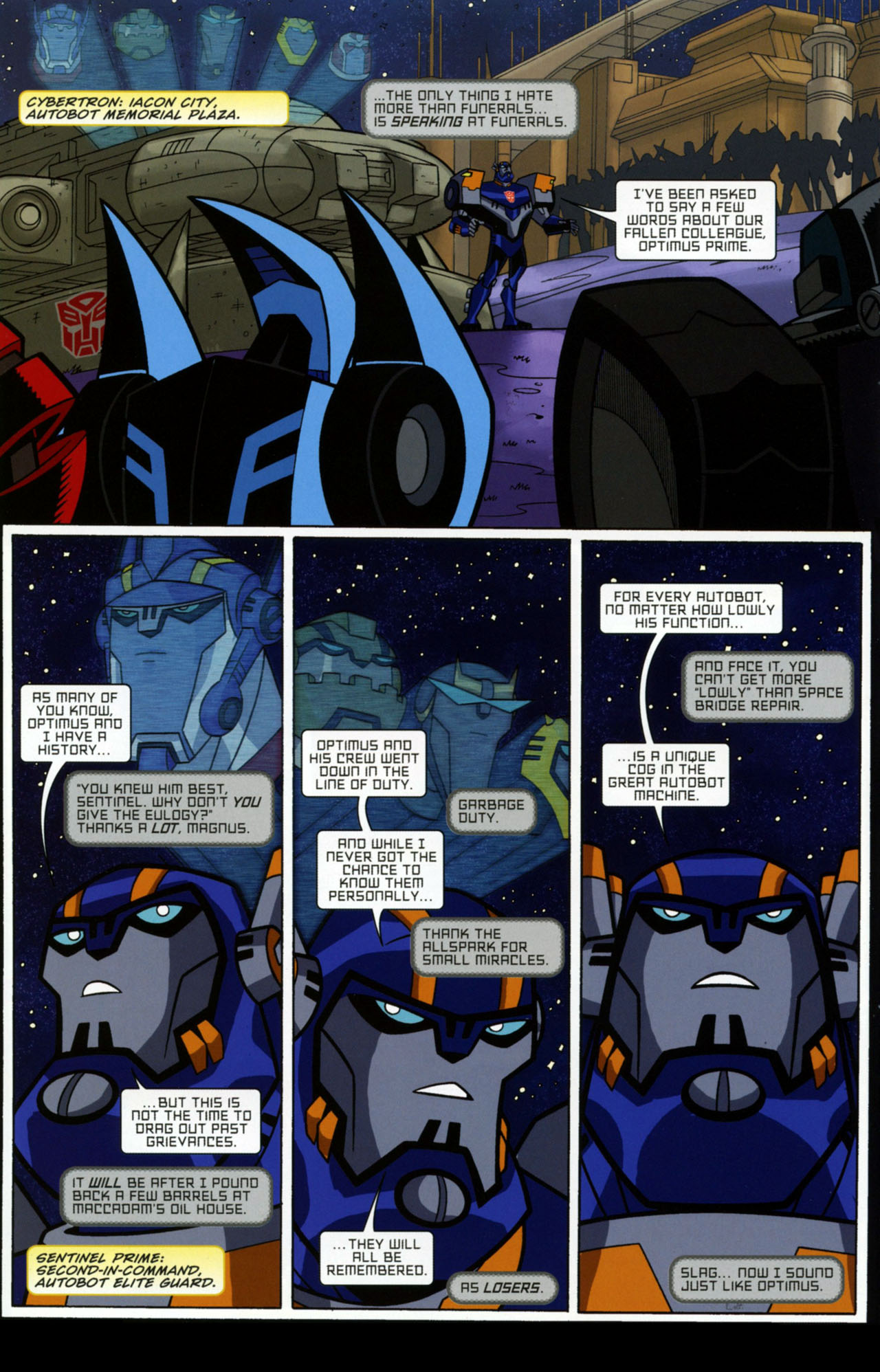 Read online Transformers Animated: The Arrival comic - Issue #1