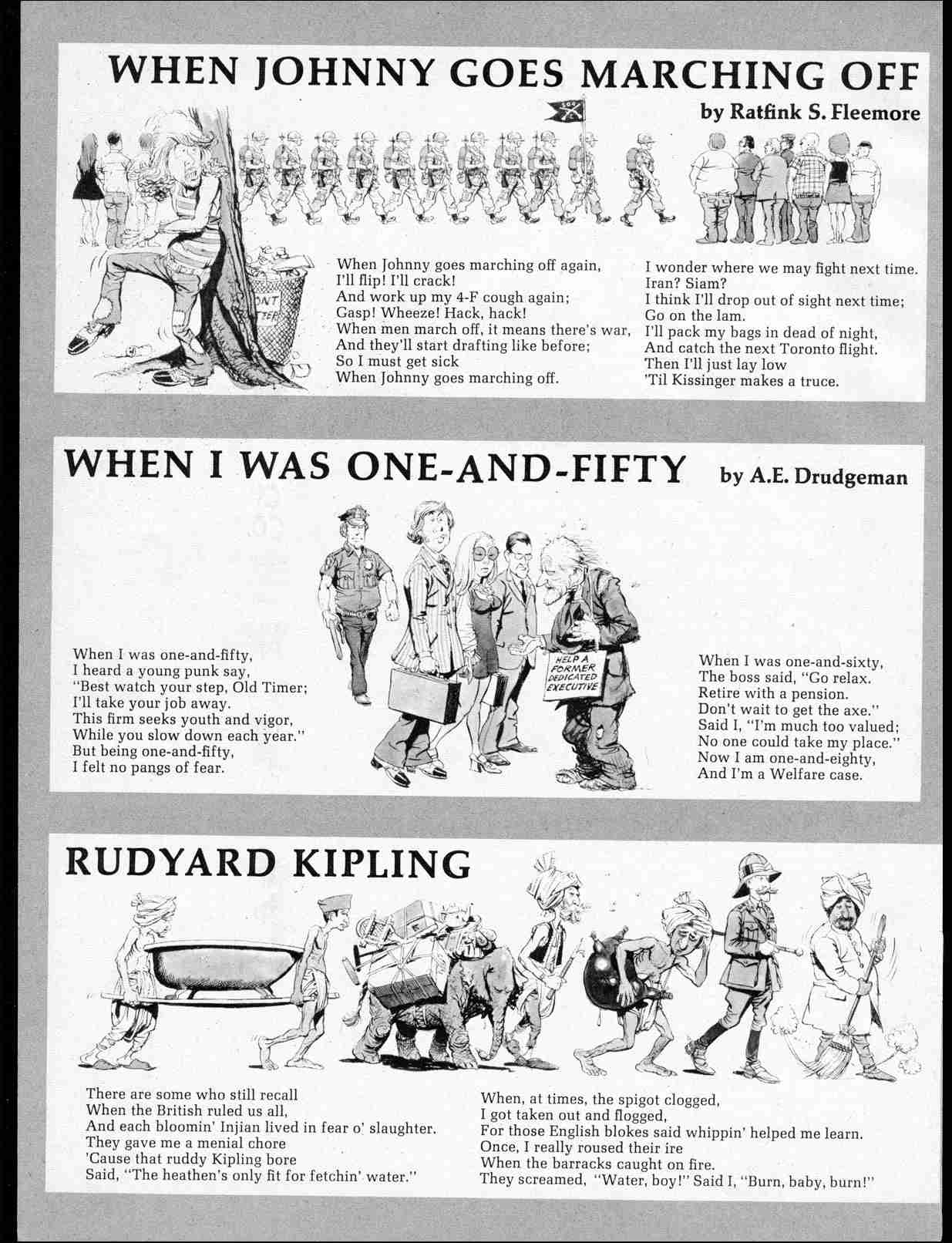 Read online MAD comic - Issue #165