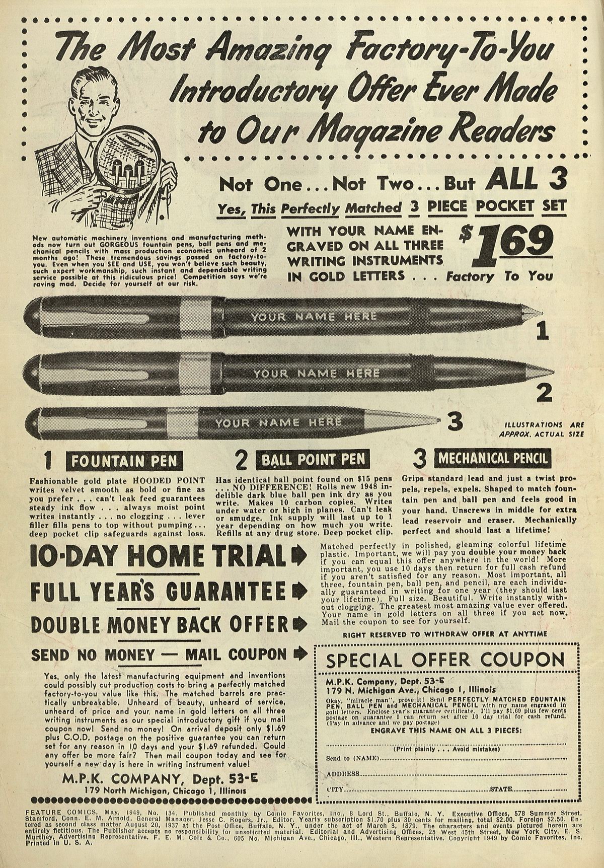 Read online Feature Comics comic - Issue #134