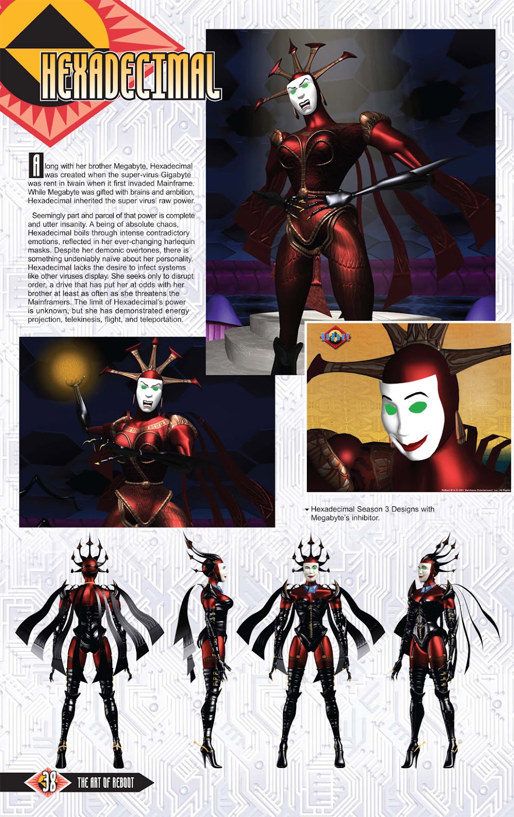 Read online The Art of Reboot comic - Issue # TPB