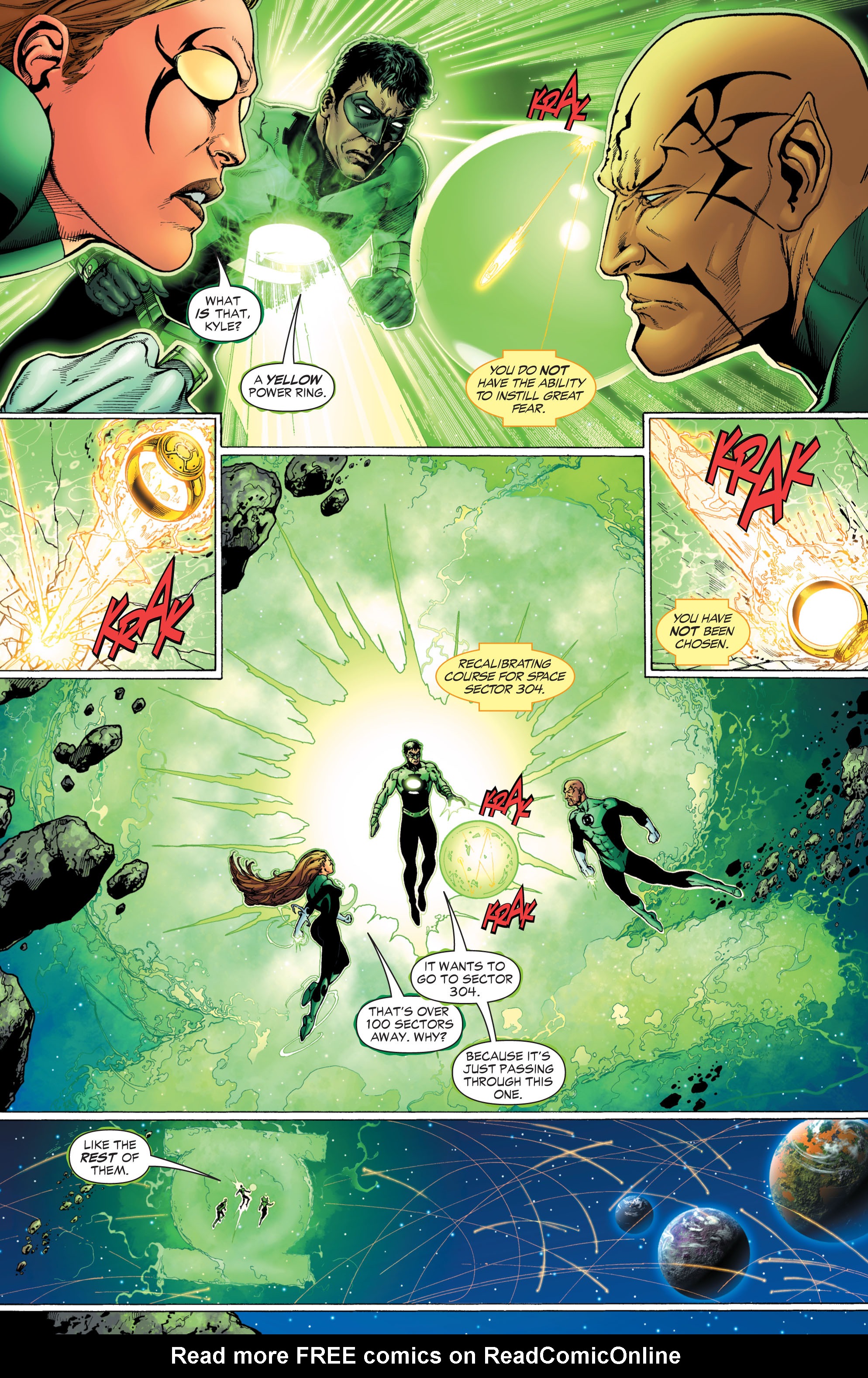 Read online Green Lantern: The Sinestro Corps War comic - Issue # Full