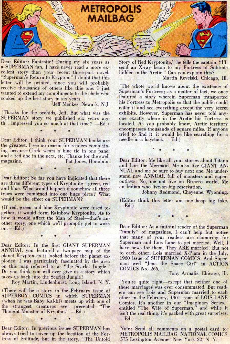 Read online Superman (1939) comic - Issue #143