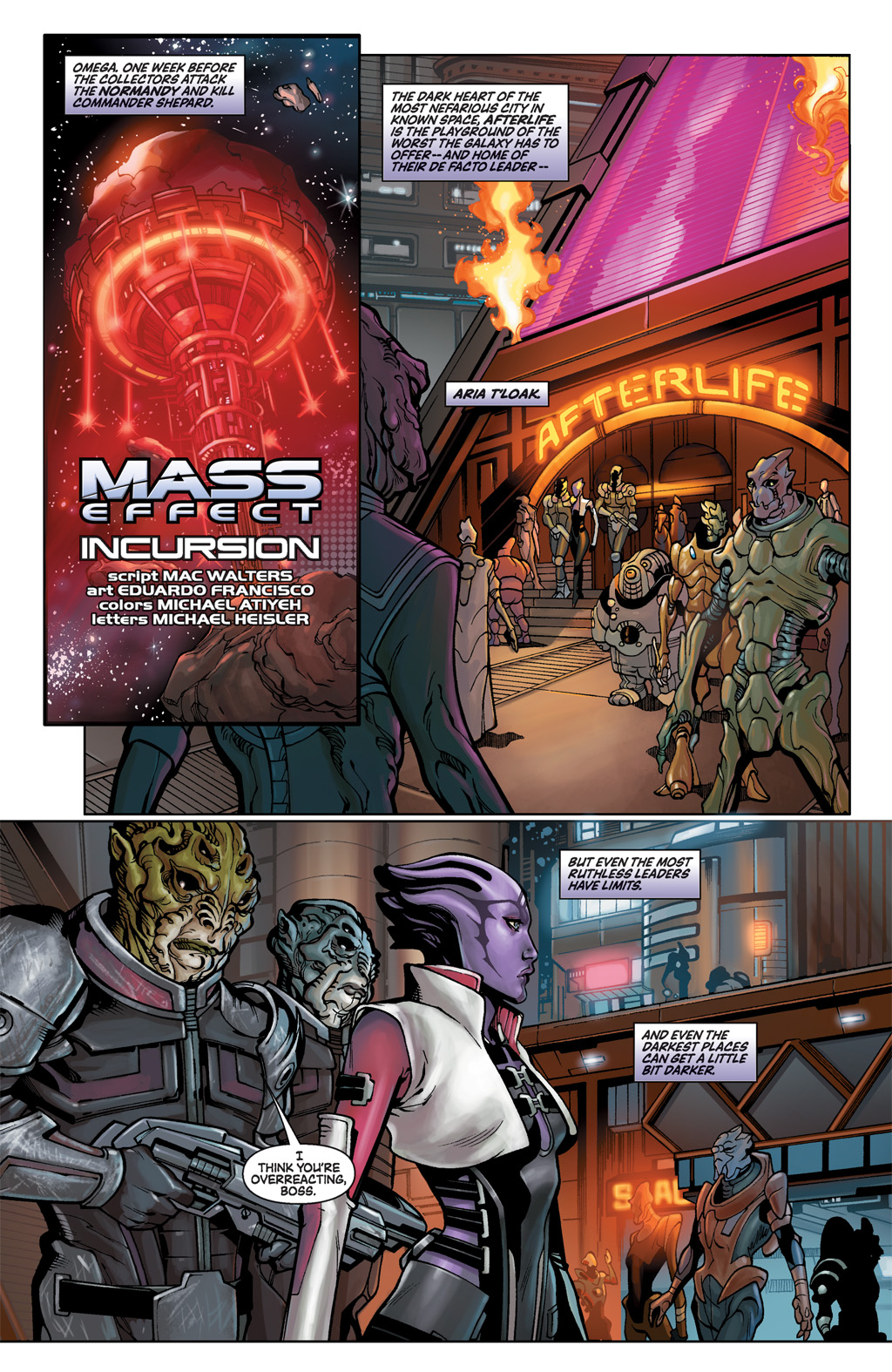 Read online Mass Effect Incursion / Inquisition comic - Issue # Full