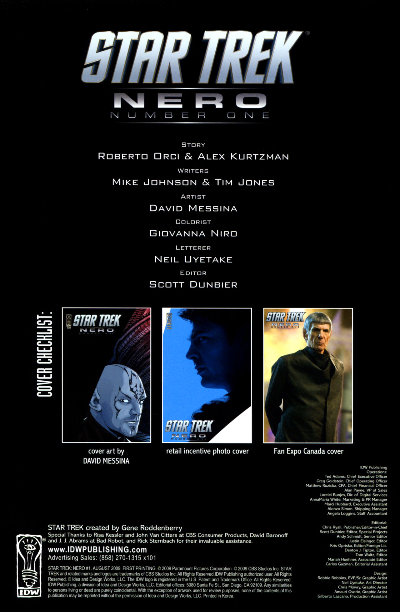 Read online Star Trek: Nero comic - Issue #1