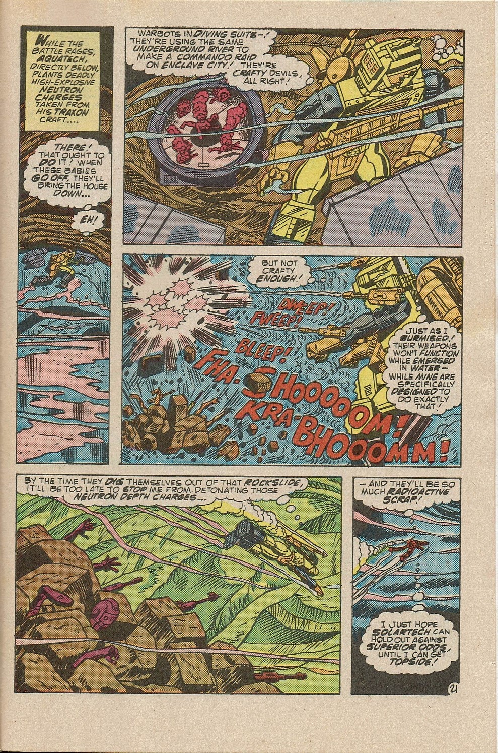 Read online ManTech Robot Warriors comic - Issue #3