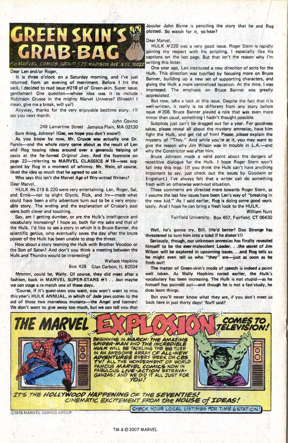 Read online The Incredible Hulk (1968) comic - Issue #224