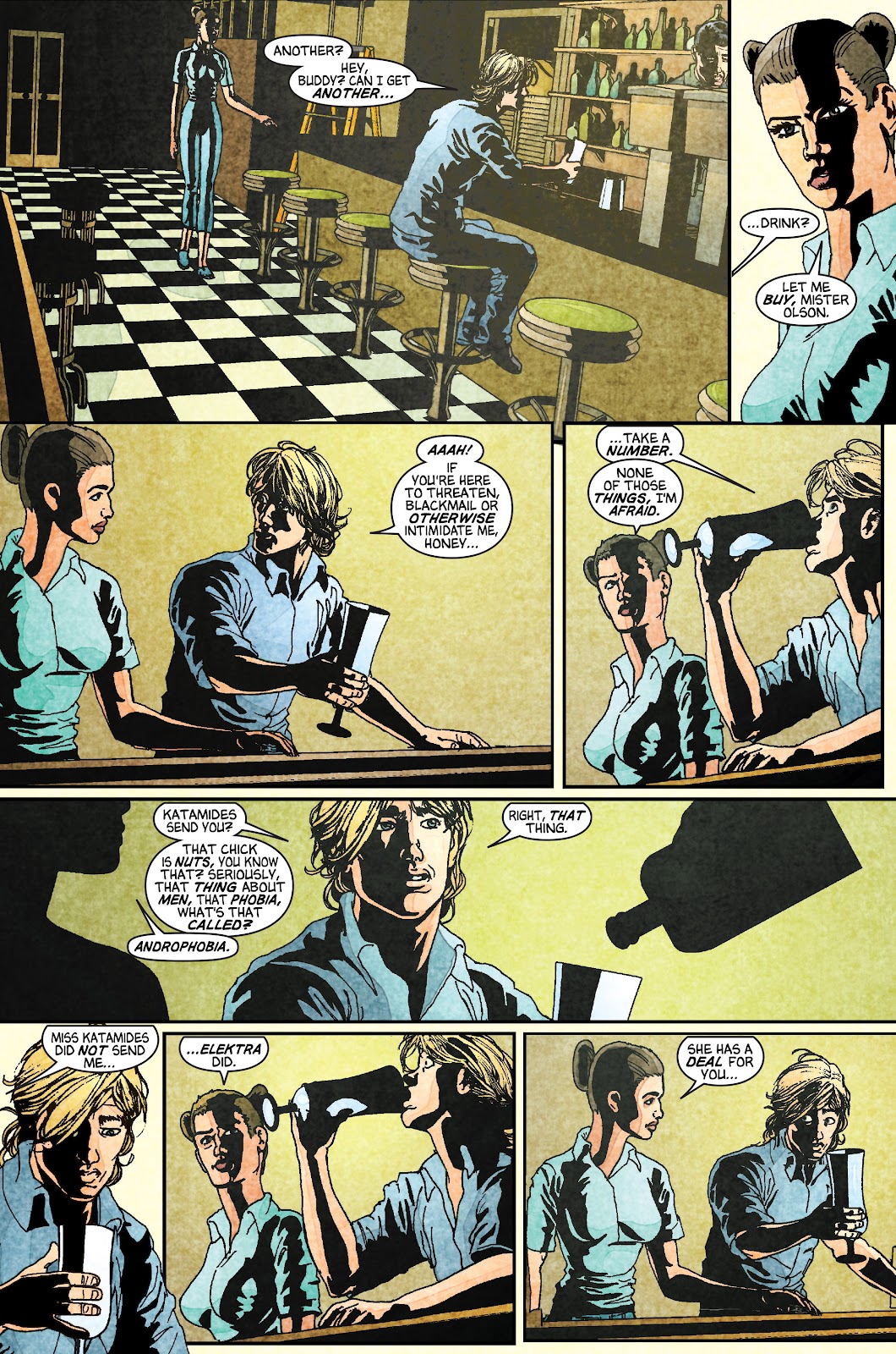 Read online Elektra (2001) comic - Issue # _TPB Elektra by Greg Rucka ...