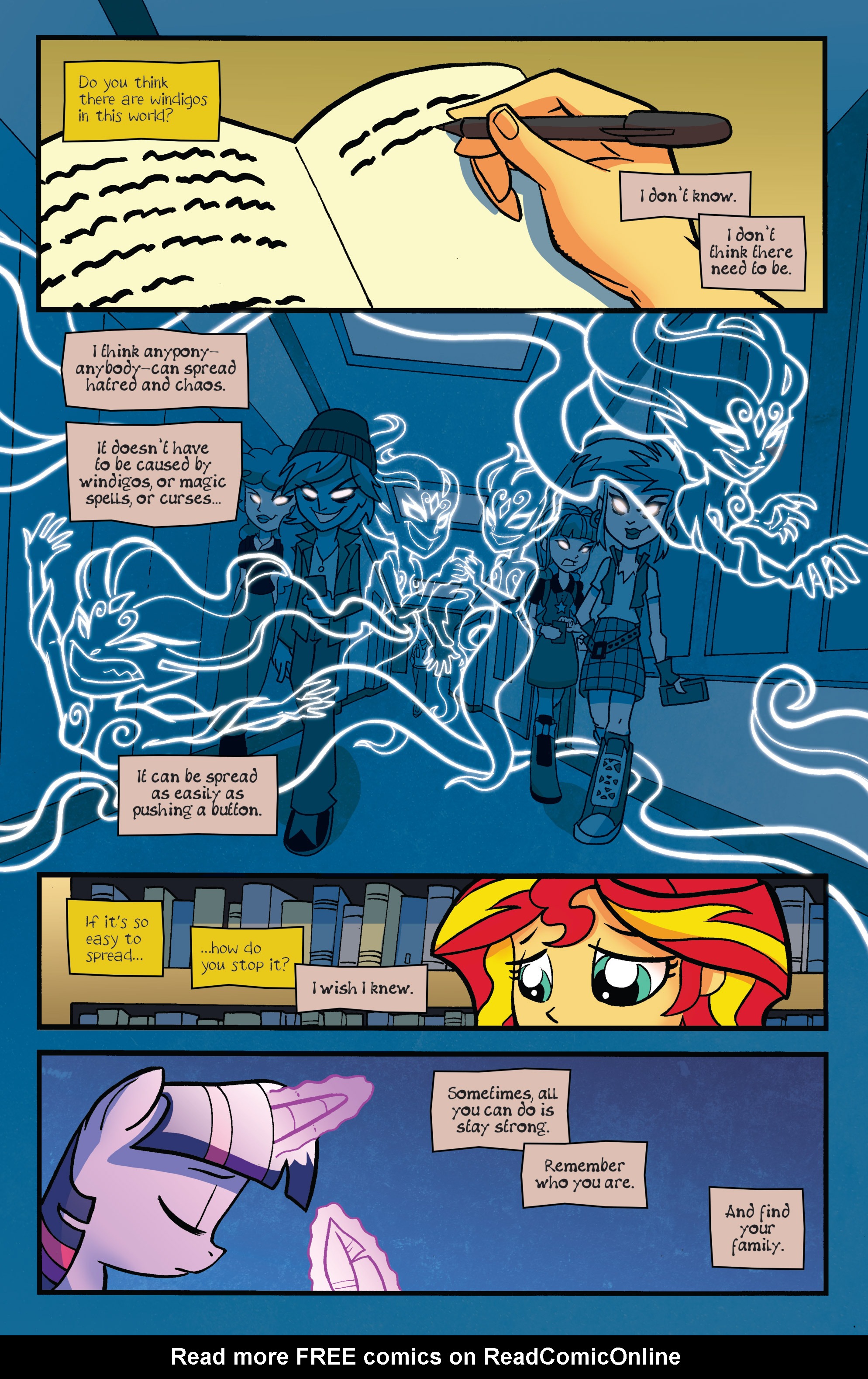 Read online My Little Pony: Equestria Girls Holiday Special 2014 comic ...