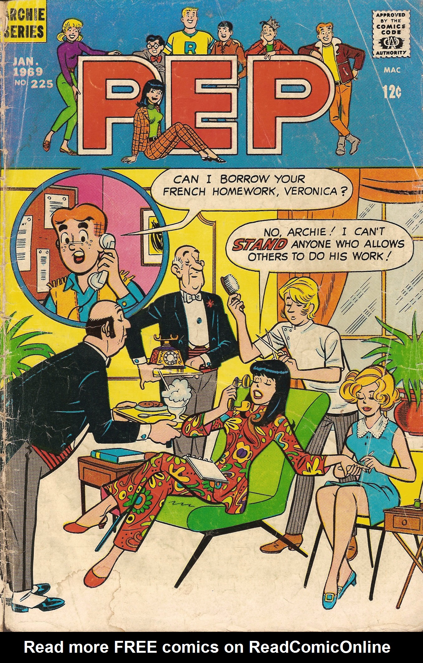 Read online Pep Comics comic - Issue #225