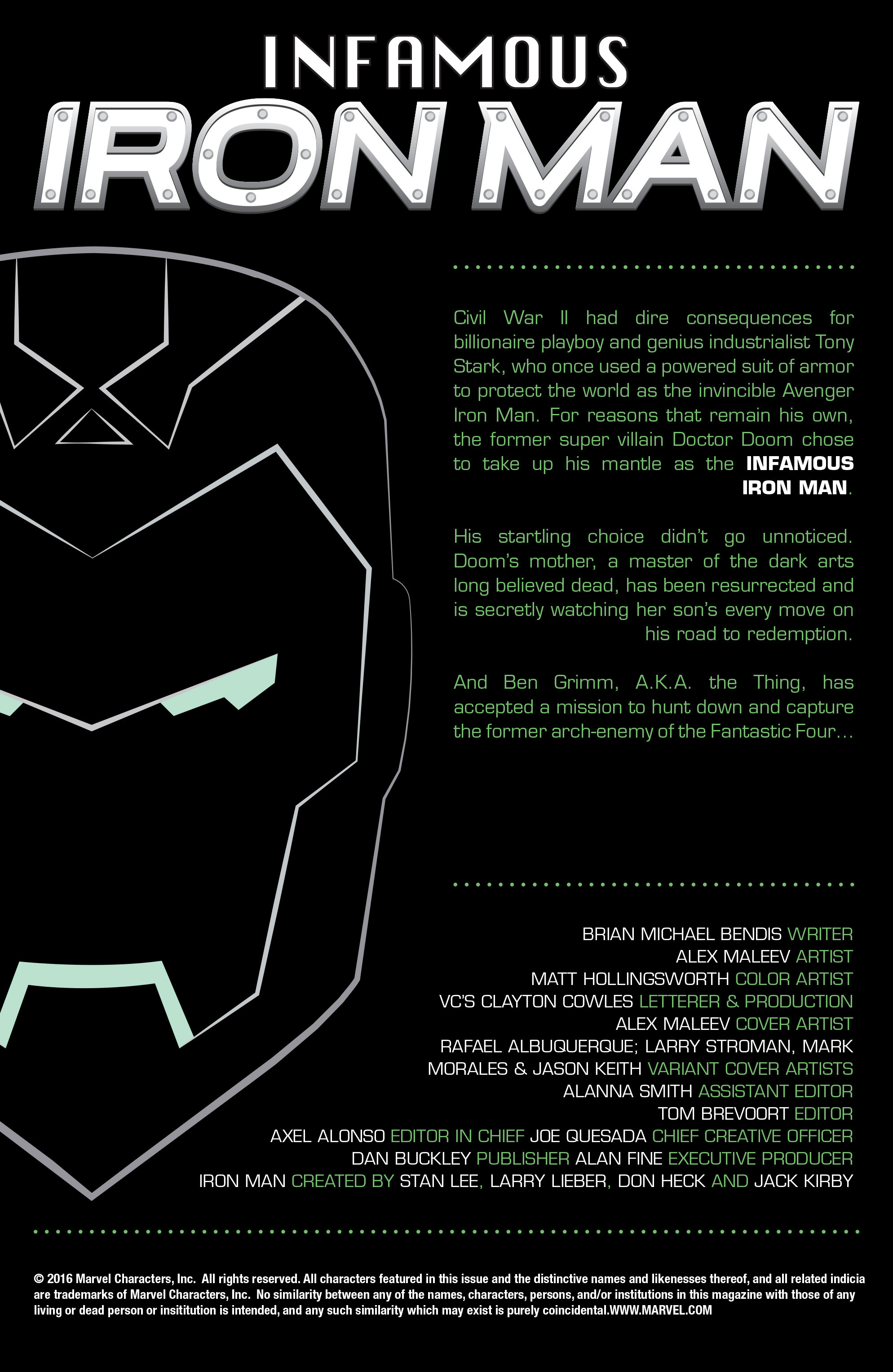 Read online Infamous Iron Man comic - Issue #2