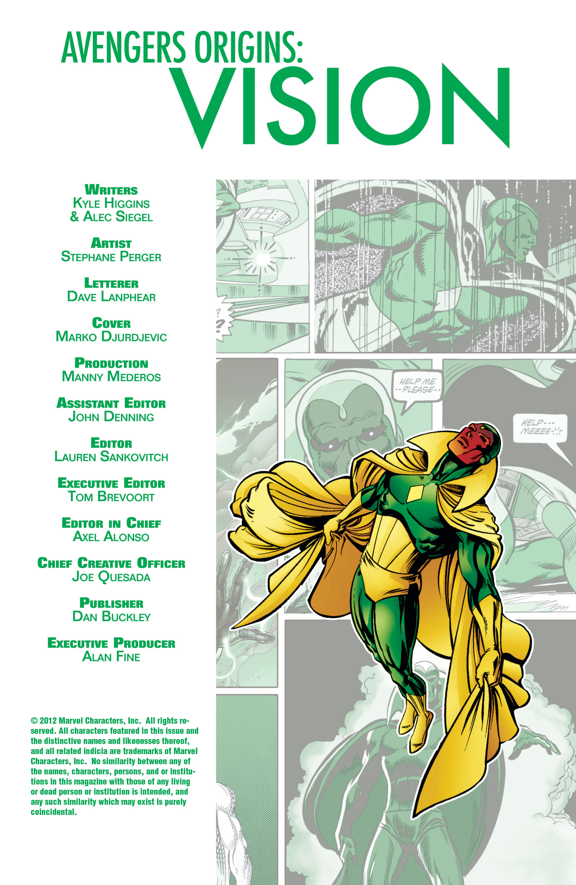 Read online Avengers Origins: Vision comic - Issue # Full