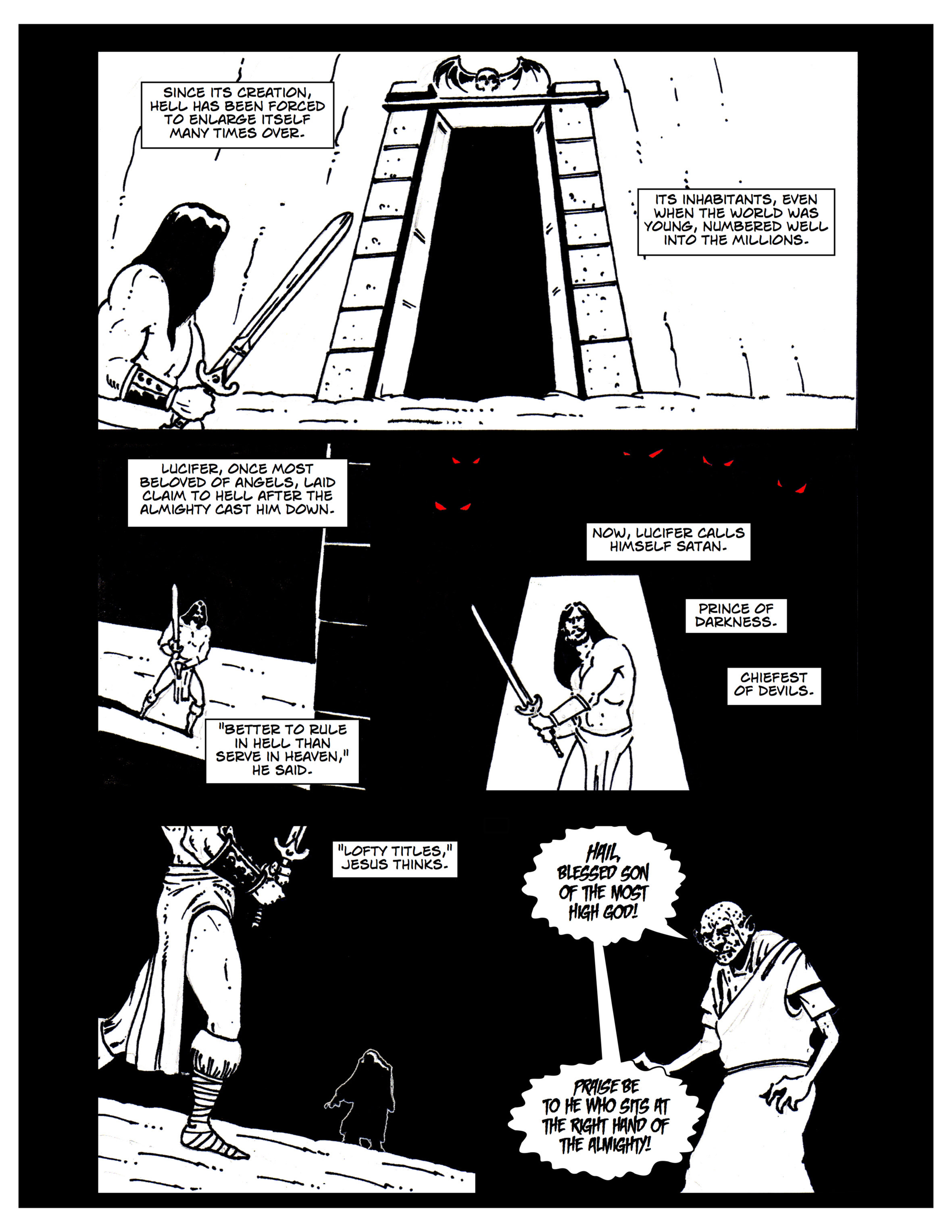 Read online Jesus Christ Demon Slayer comic - Issue #1