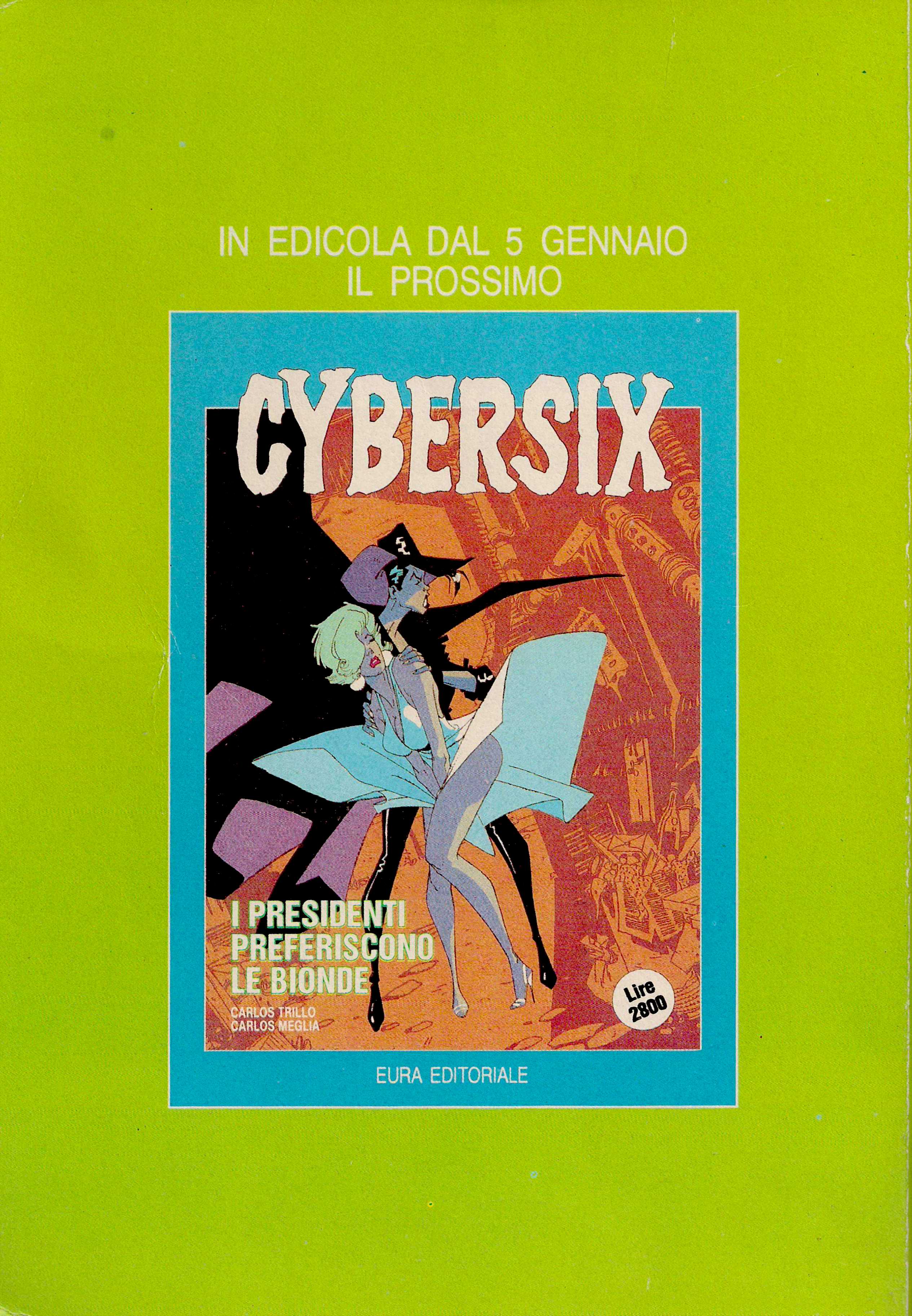 Read online Cybersix comic - Issue #1