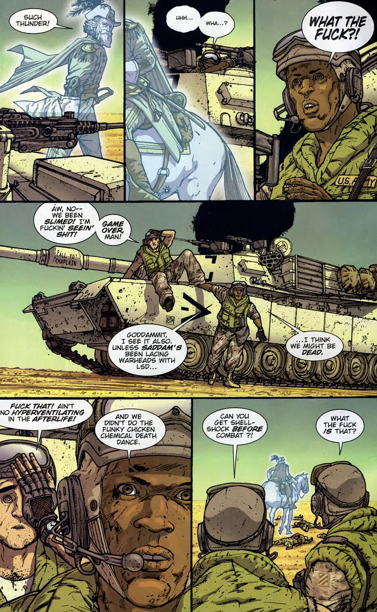 Read online The Haunted Tank comic - Issue #1