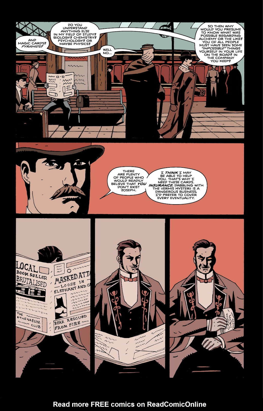 Read online Merrick: The Sensational Elephantman comic - Issue #5