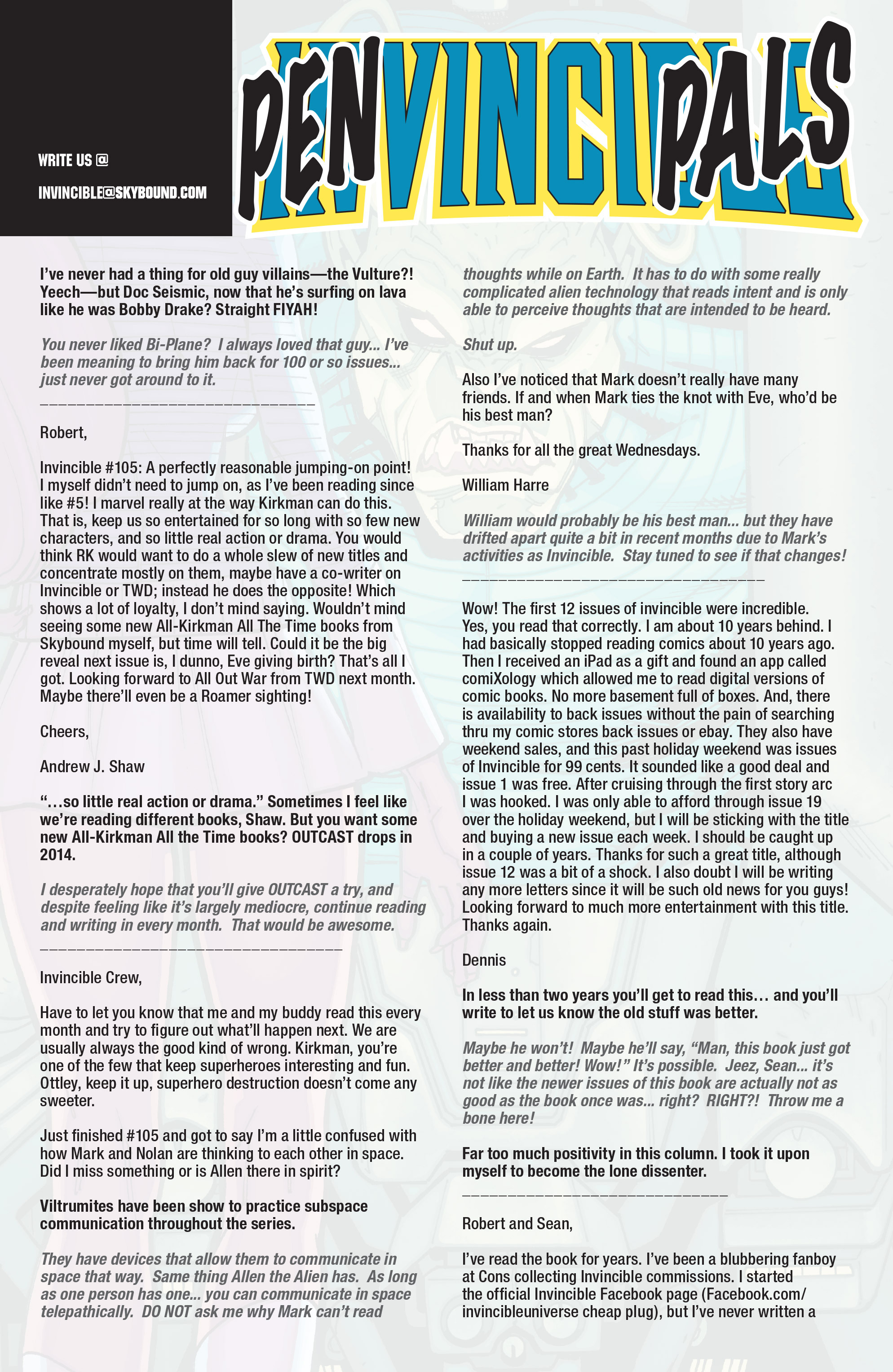 Read online Invincible comic - Issue #107