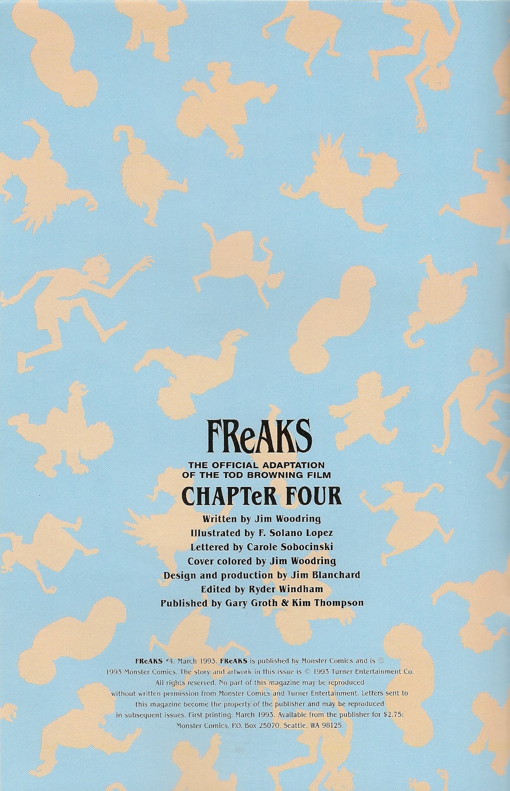 Read online Freaks comic - Issue #4