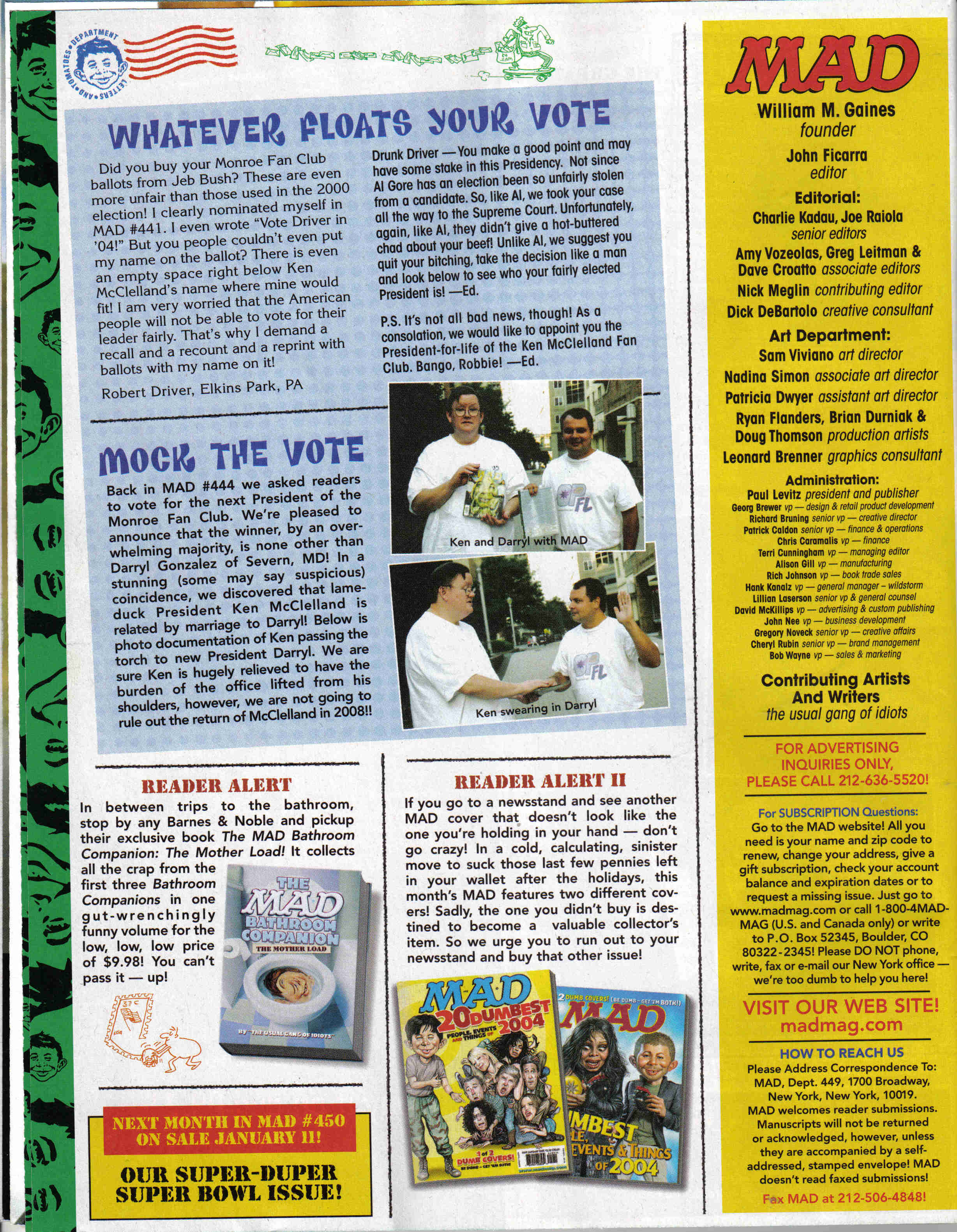 Read online MAD comic - Issue #449