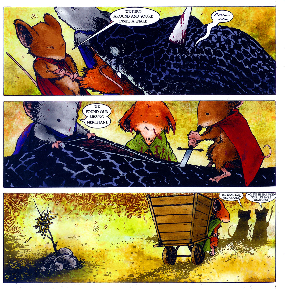 Read online Mouse Guard comic - Issue #1