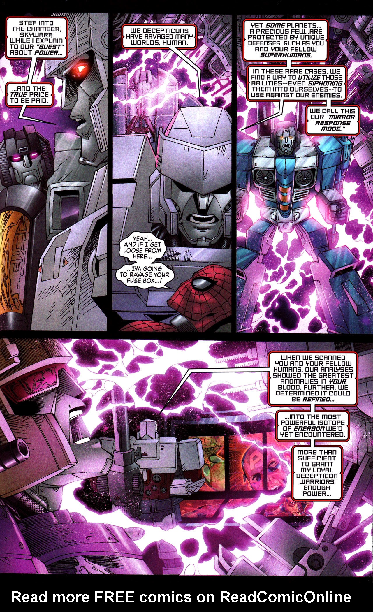 Read online New Avengers/Transformers comic - Issue #2