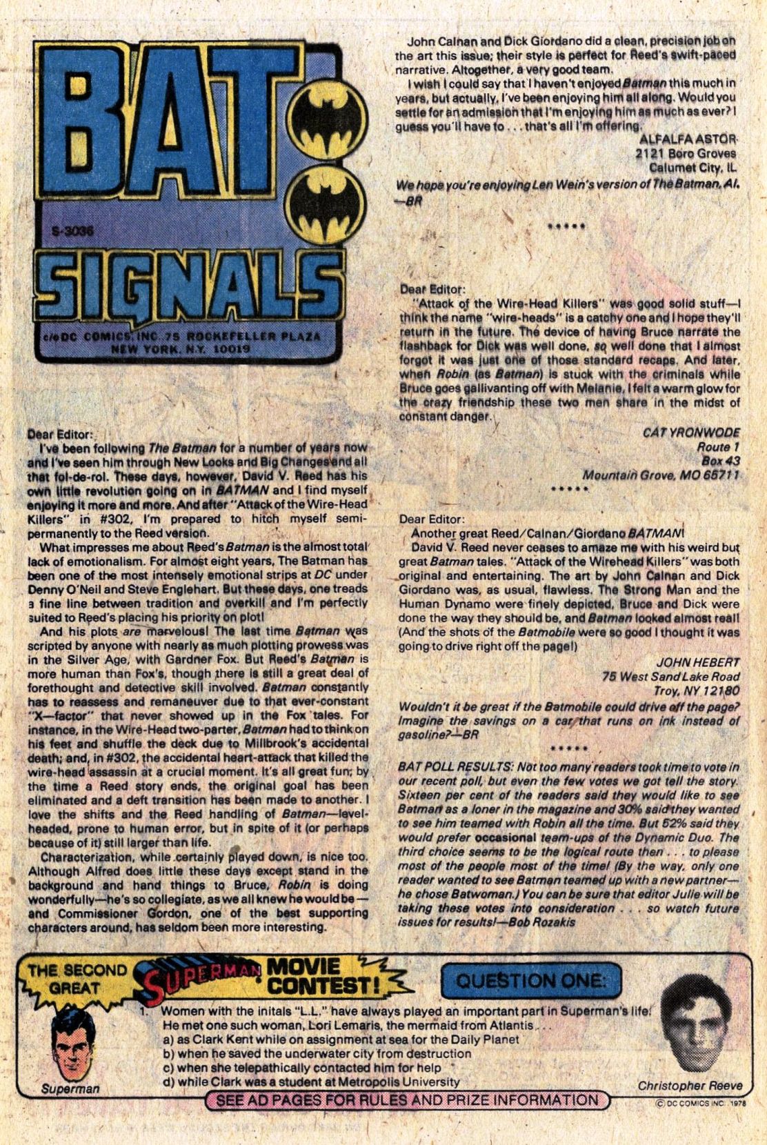 Read online Batman (1940) comic - Issue #307