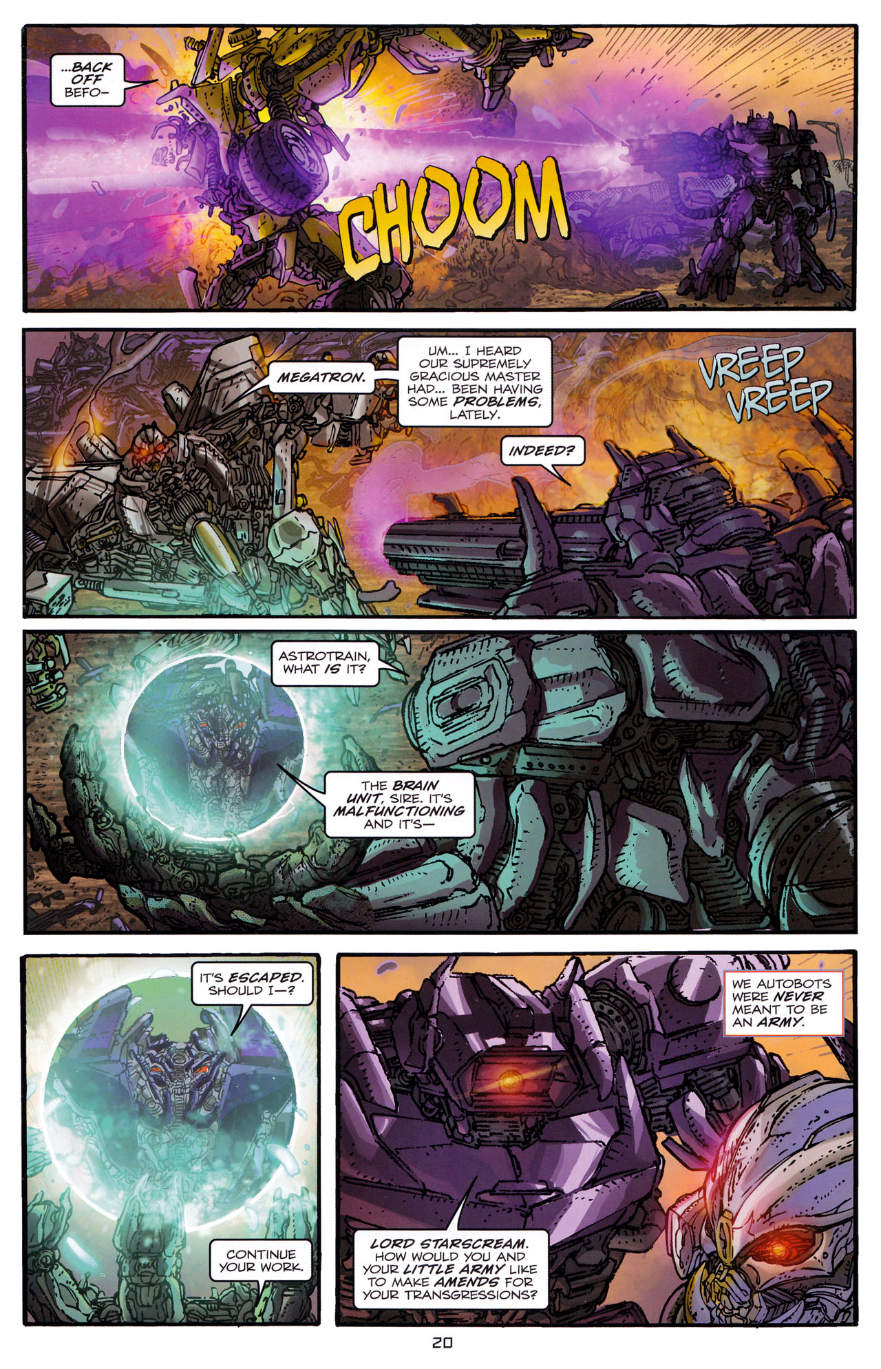 Read online Transformers: Dark of the Moon Rising Storm comic - Issue #1