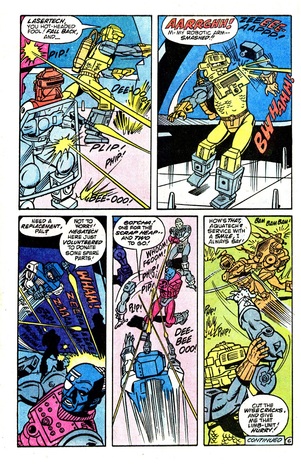 Read online ManTech Robot Warriors comic - Issue #1