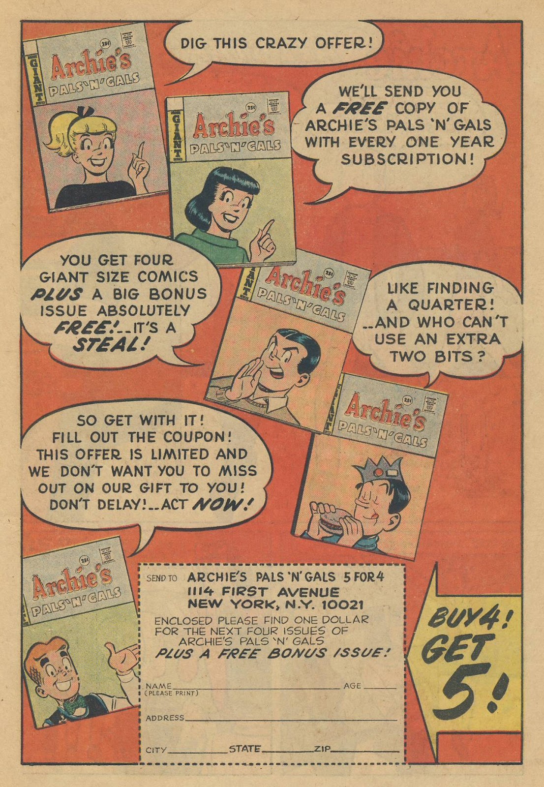 Read online Archie (1960) comic - Issue #170