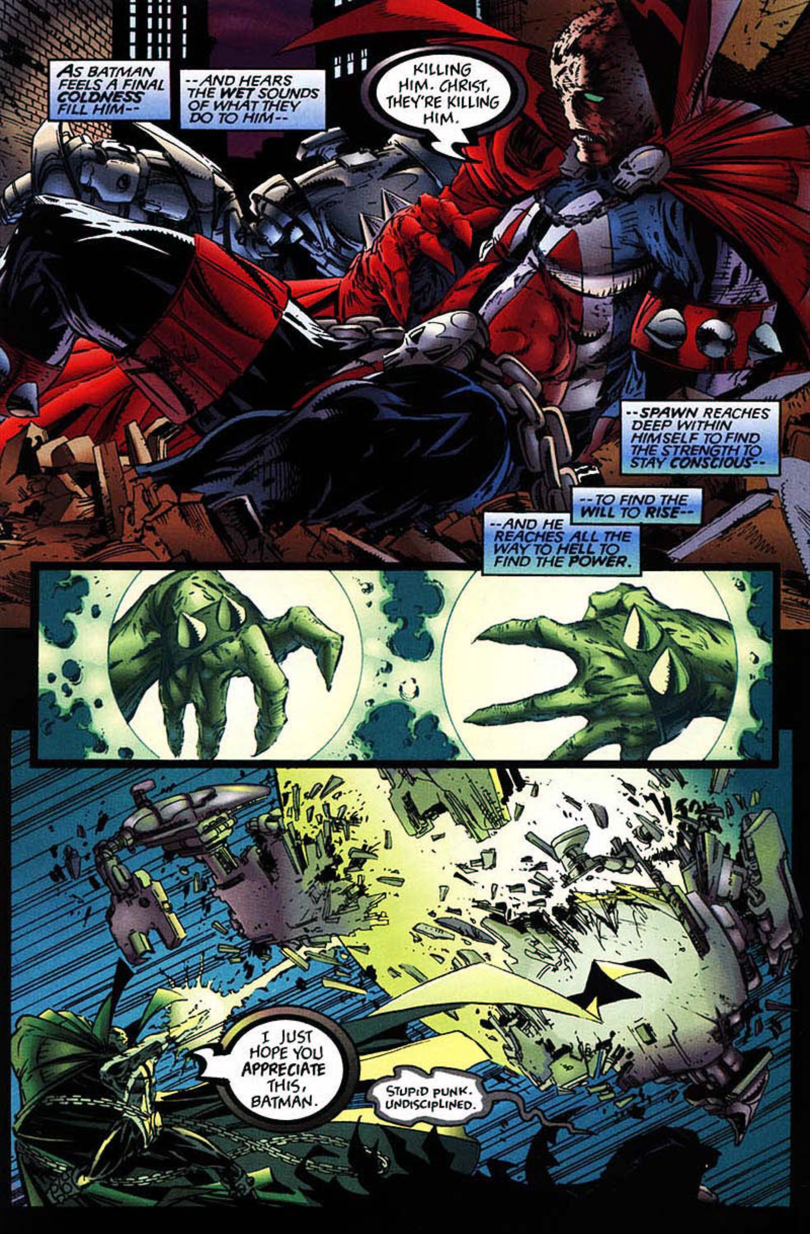 Read online Spawn-Batman comic - Issue # Full