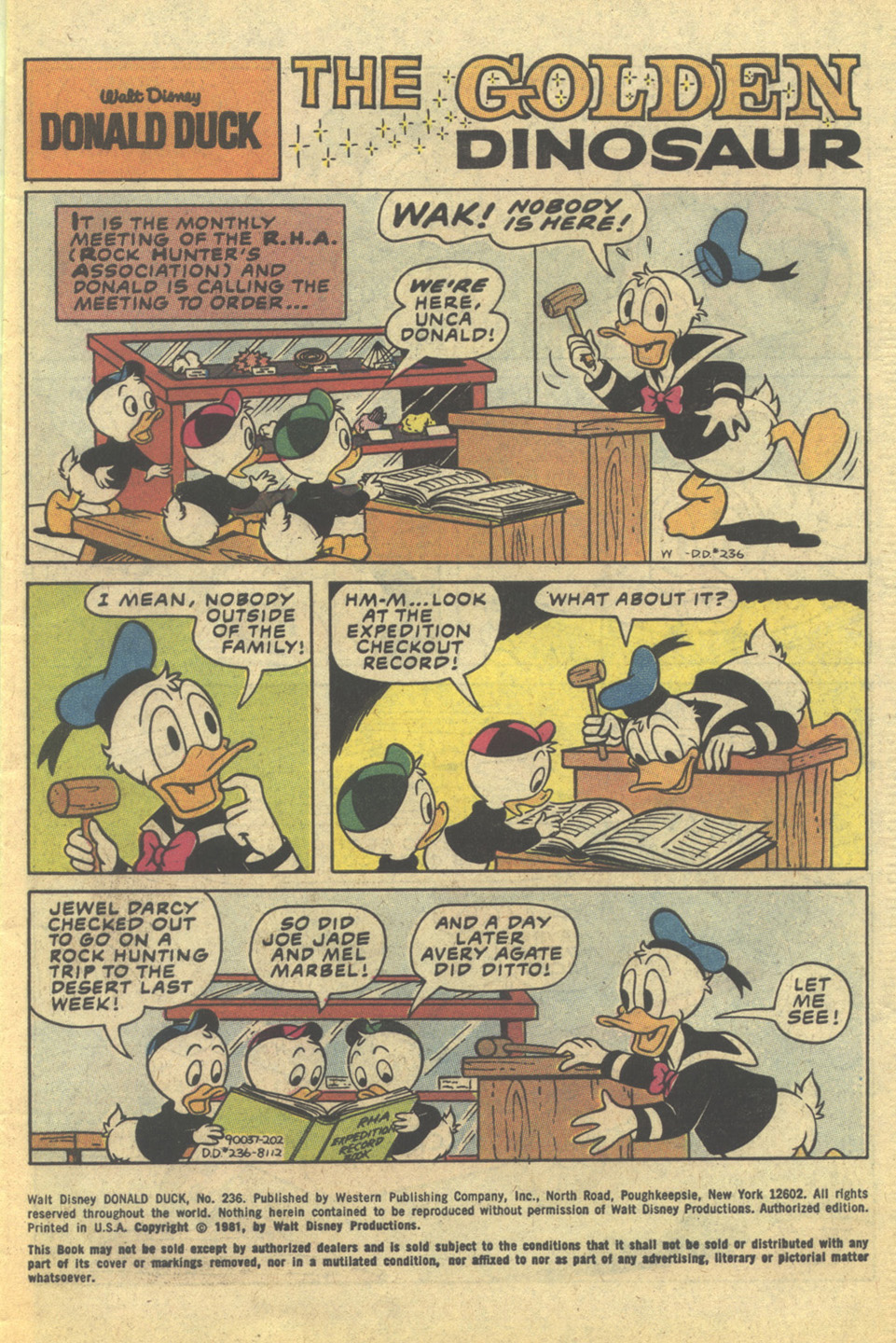 Read online Donald Duck (1980) comic - Issue #236